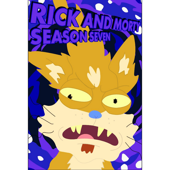 Rick and Morty Season 7 2013 Poster 24x36 - Animated Sci-Fi Comedy ...