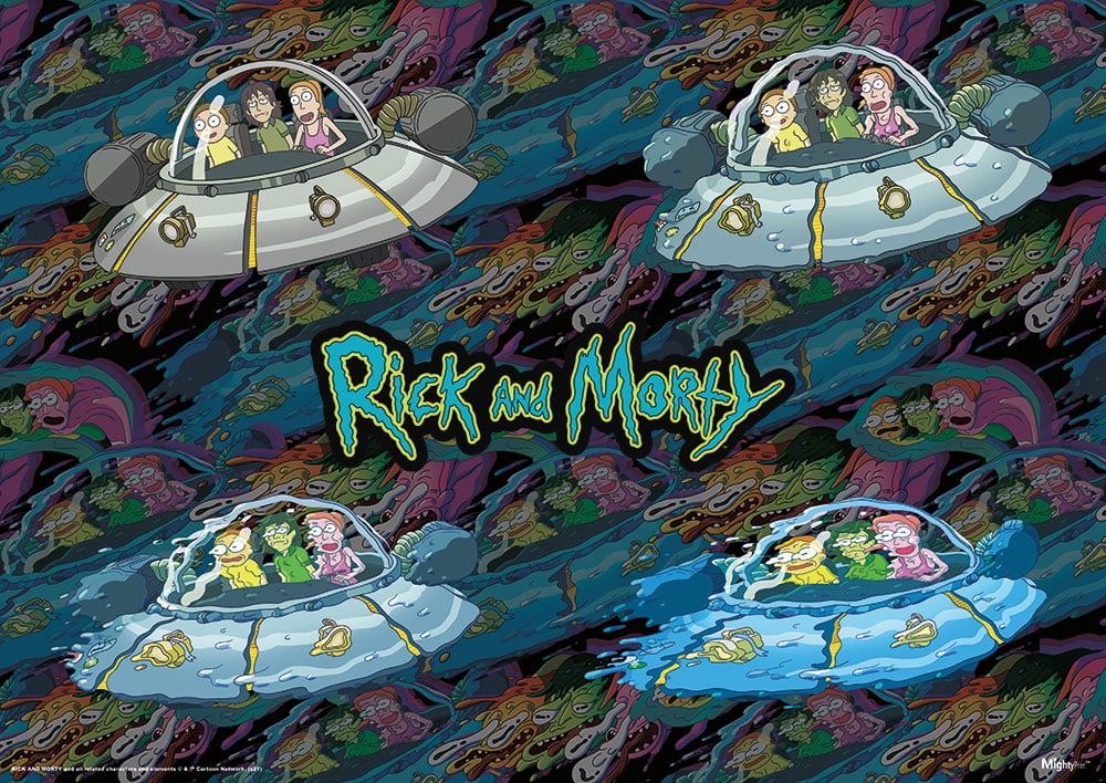 Rick and Morty (Ship Melt) MightyPrint™ Wall Art - Walmart.com