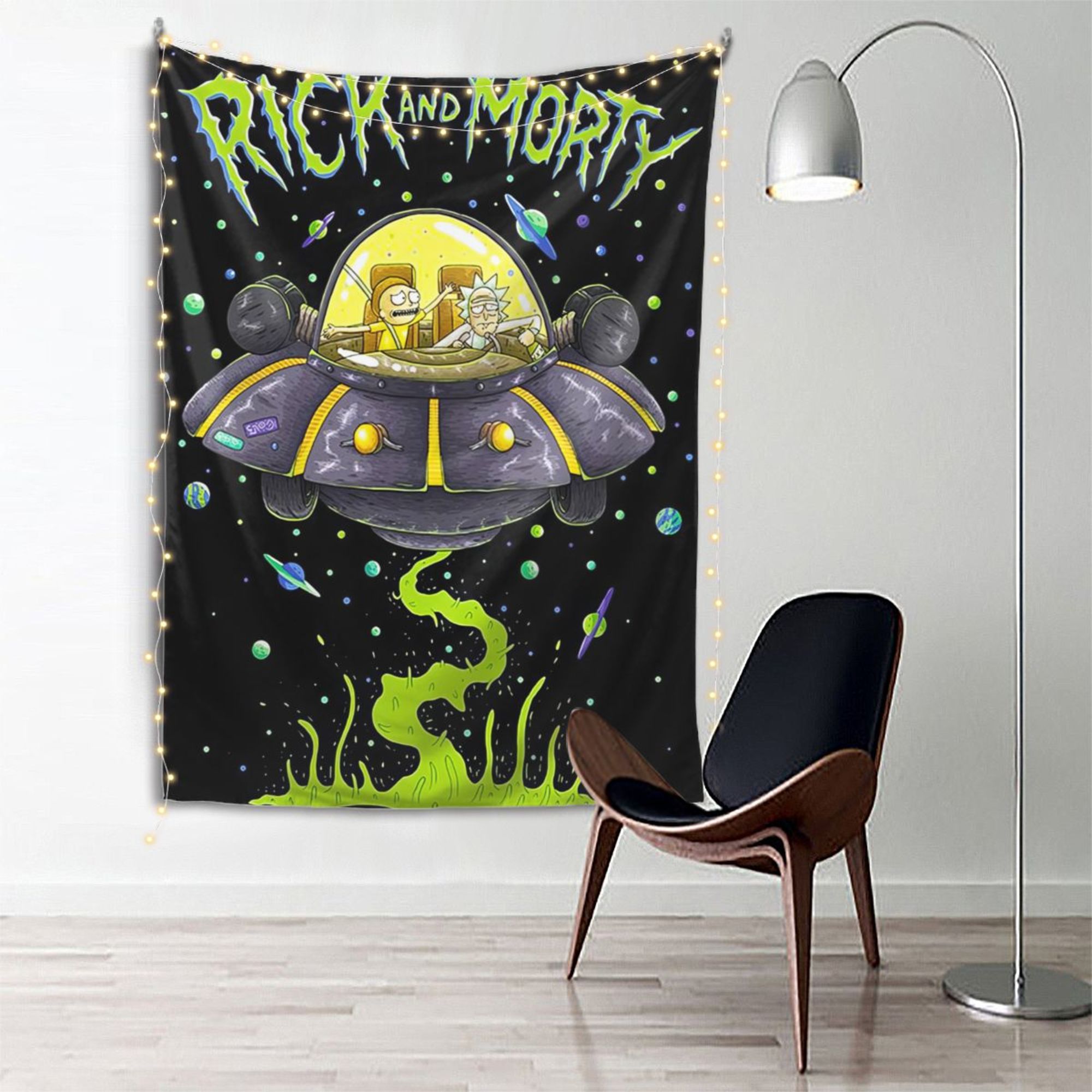 Rick and Morty Tapestry Aesthetic Cute Room Decor Tapestry Birthday ...