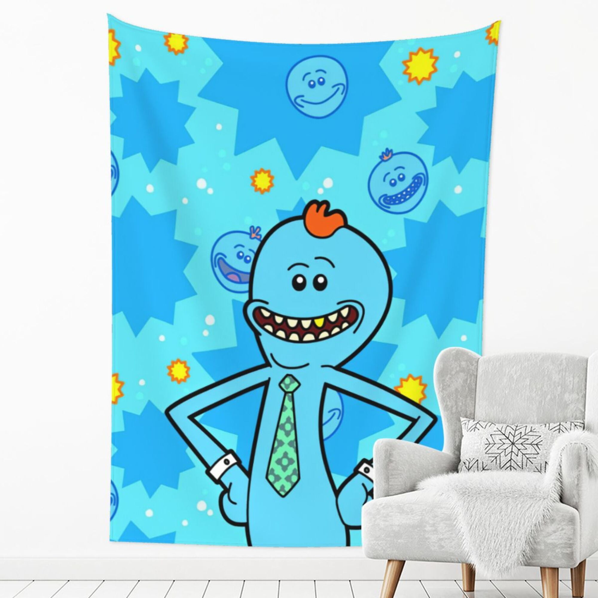 Rick and Morty Tapestry Aesthetic Cute Room Decor Tapestry Birthday ...