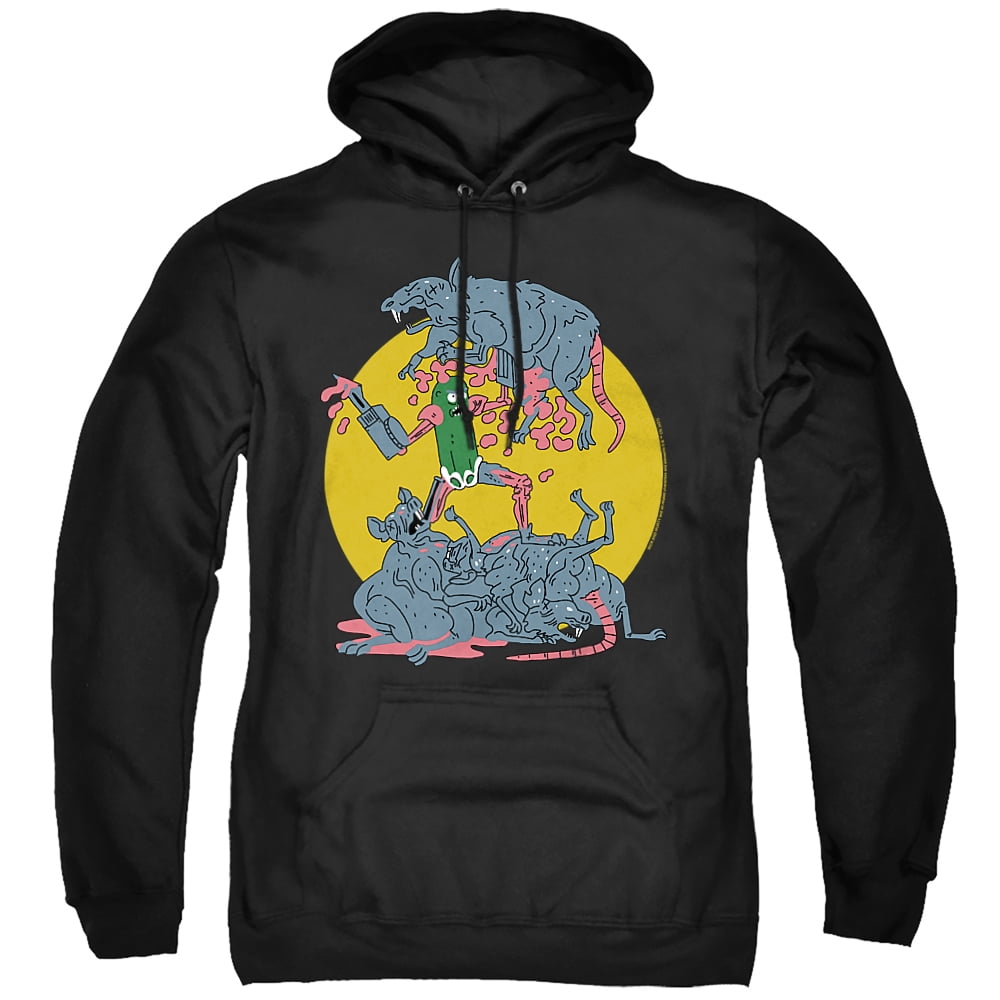 Rick and Morty The Adventures Of Pickle Rick Unisex Adult Pull-Over ...