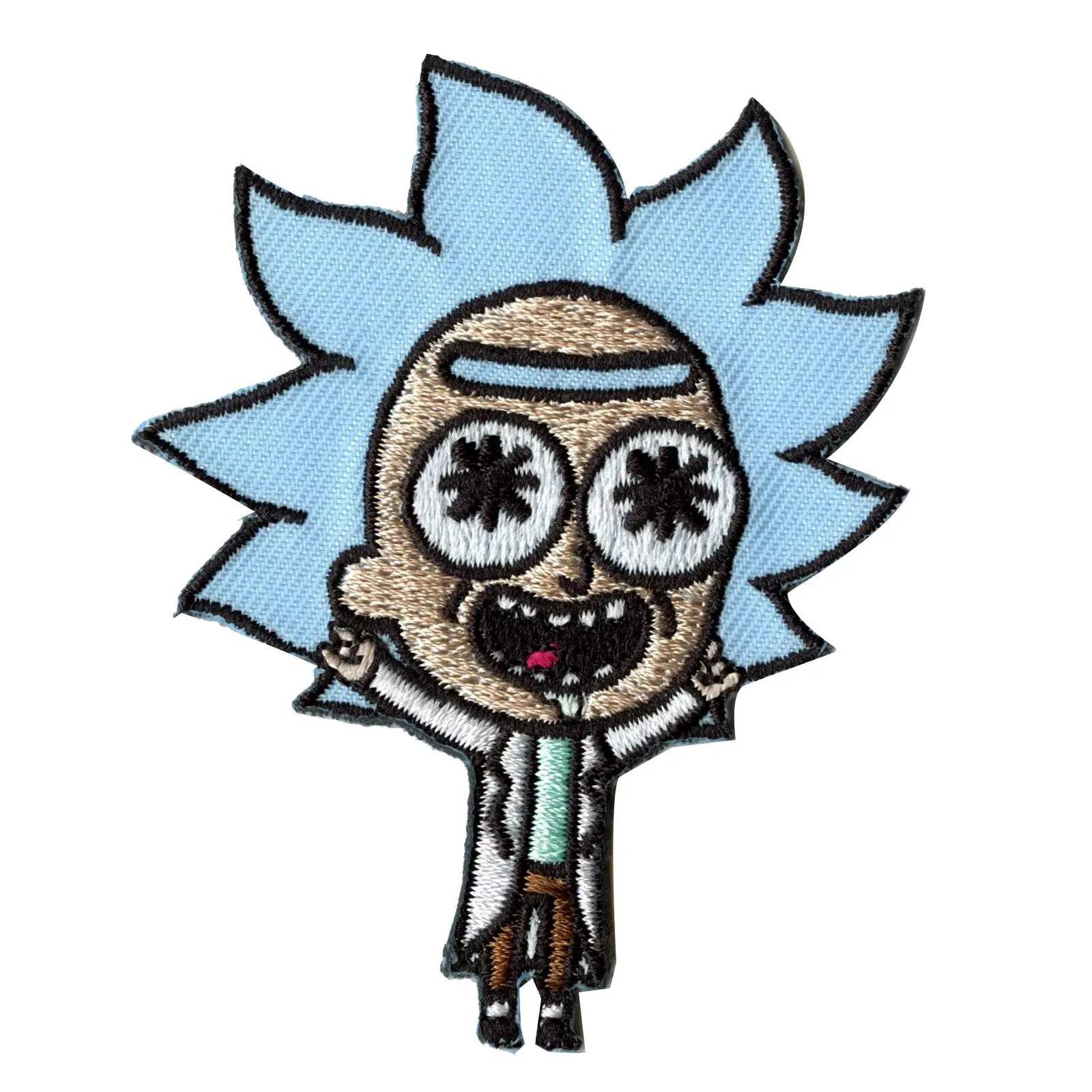 Rick and Morty Tiny Rick Embroidered Iron On Patch - Walmart.com
