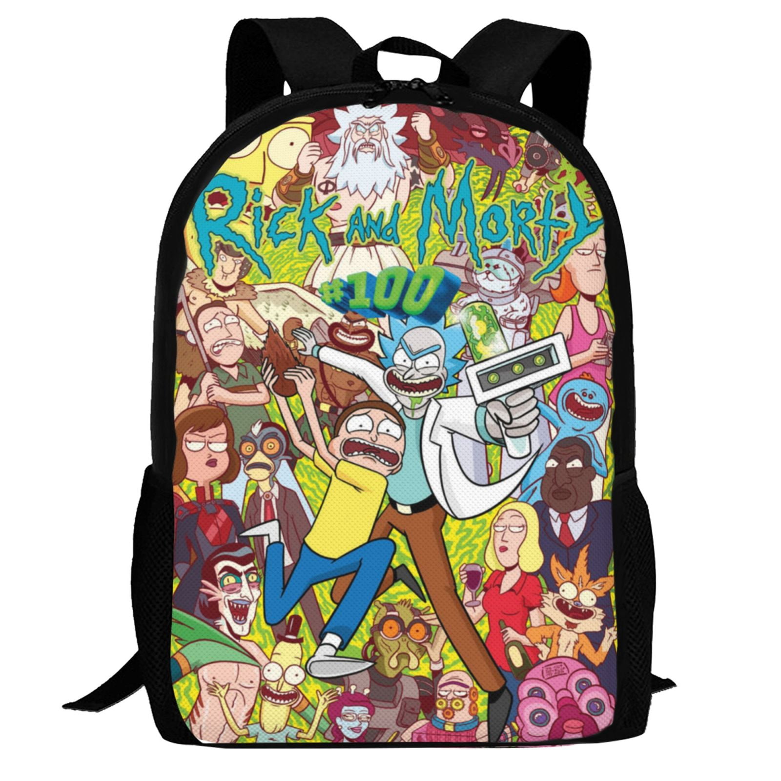 Rick and Morty Travel Backpack 3D Printed Game Casual Daypack Fashion ...