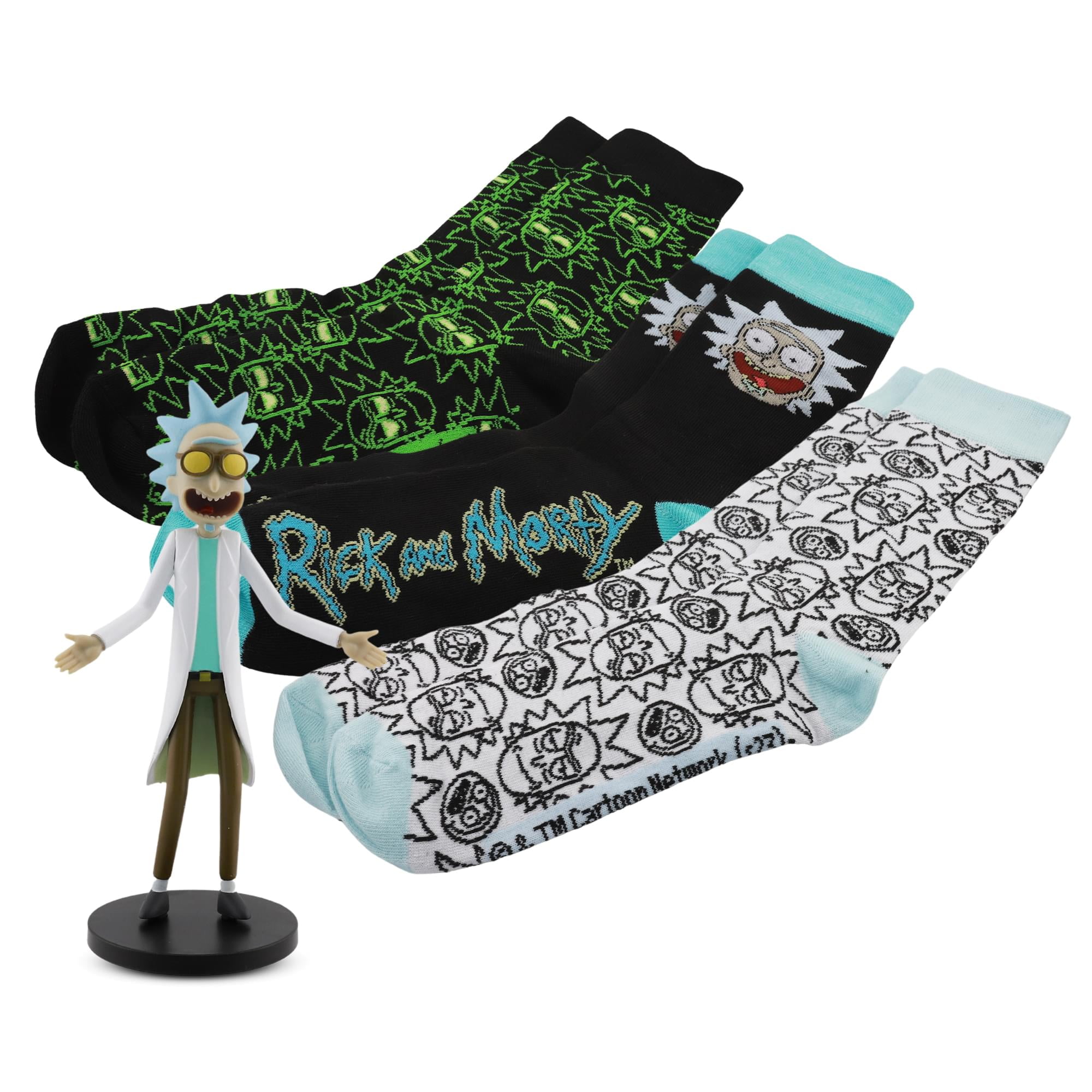 Rick and Morty Vinyl Rick Sanchez Figure and Sock Bundle - Walmart.com