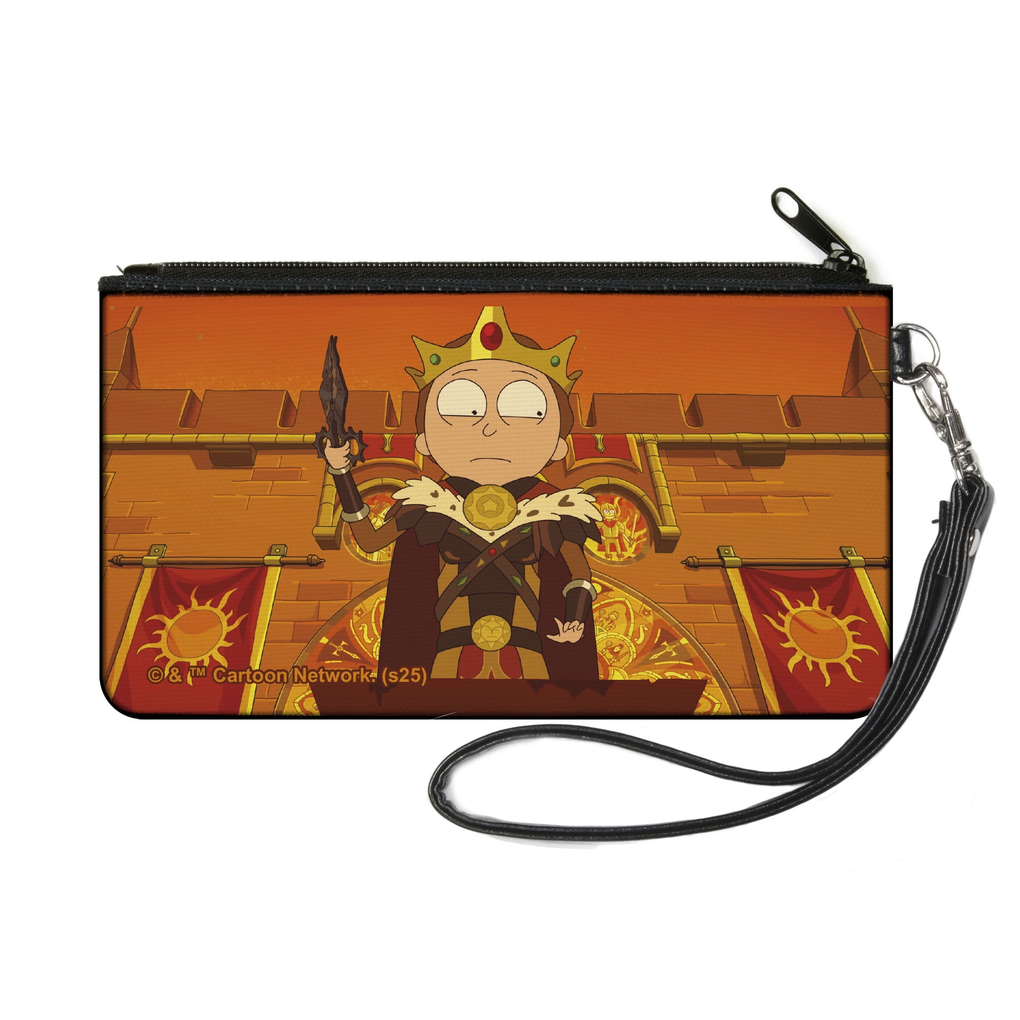 Rick and Morty Wallet, Zip Pouch, Rick and Morty King Mortaniel Sword ...