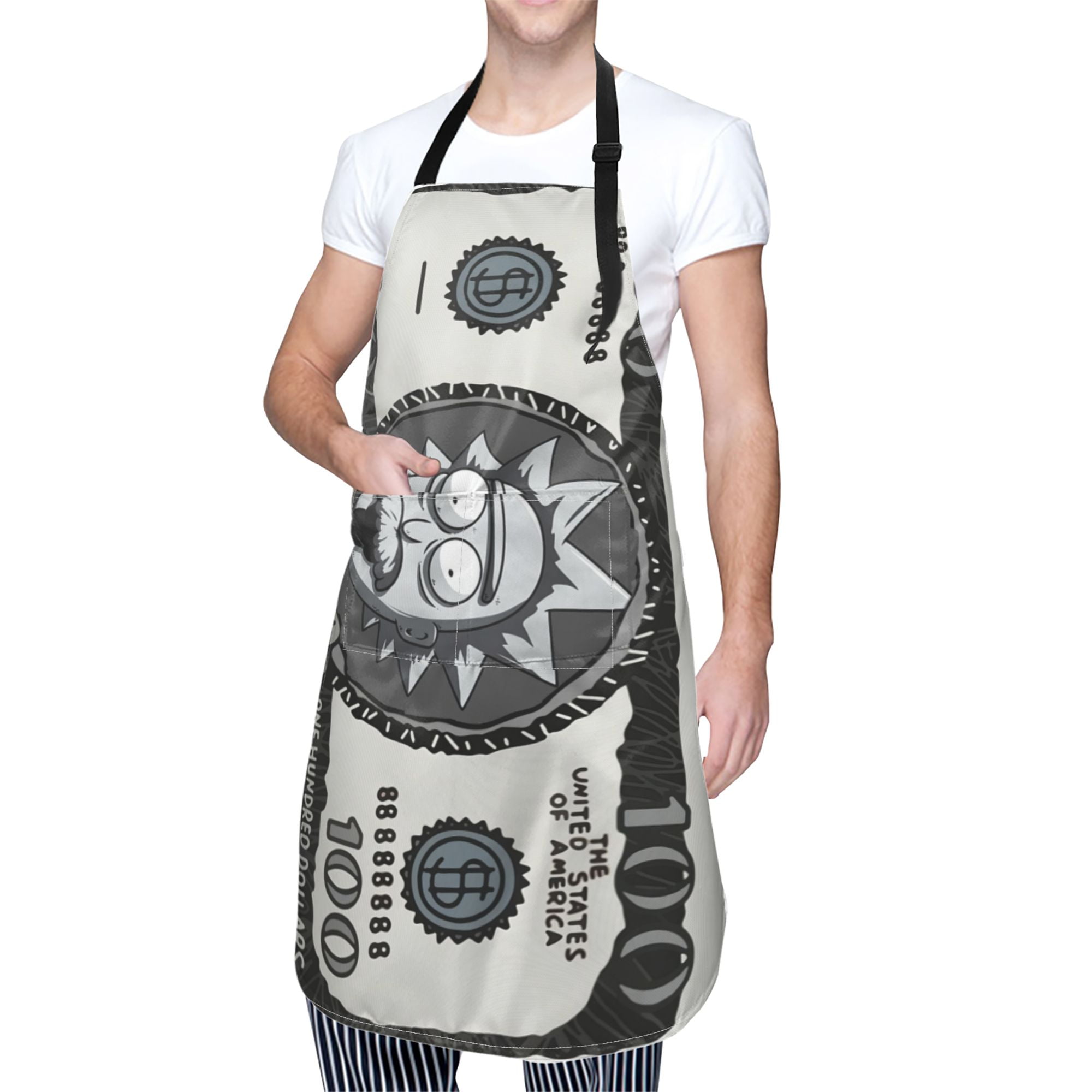 Rick and Morty Waterproof Apron with 2 Pockets for Men Women ...