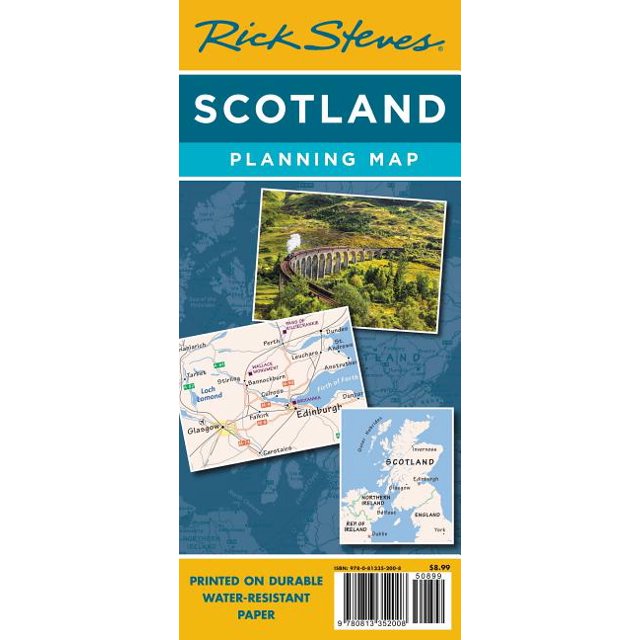 Rick steves scotland planning map : including edinburgh & glasgow city ...