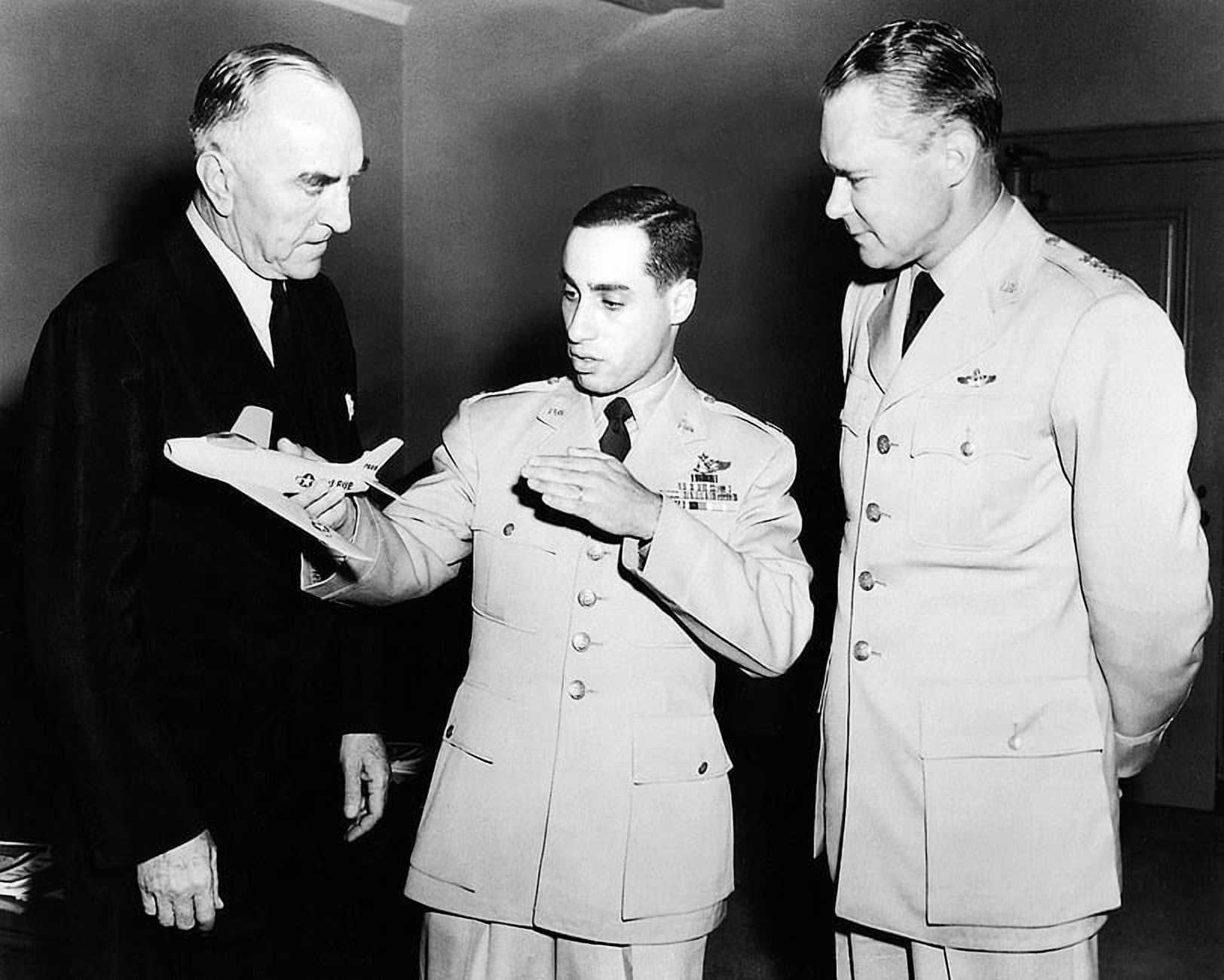 Rickenbacker, Jabara & Hoyt Vandenberg - 20x30 Inch Glossy Laminated ...