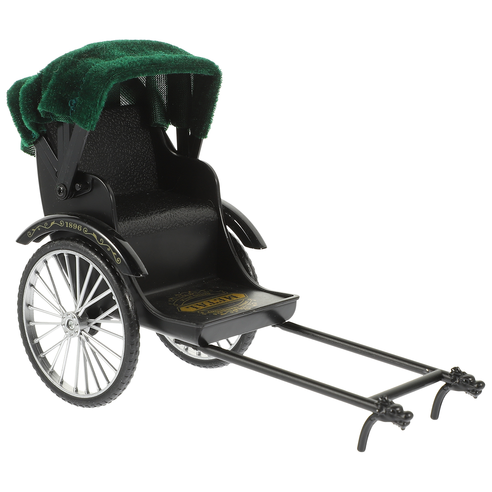 Rickshaw Cart Statue Vintage Rickshaw Ornament Rickshaw Model Figurine ...