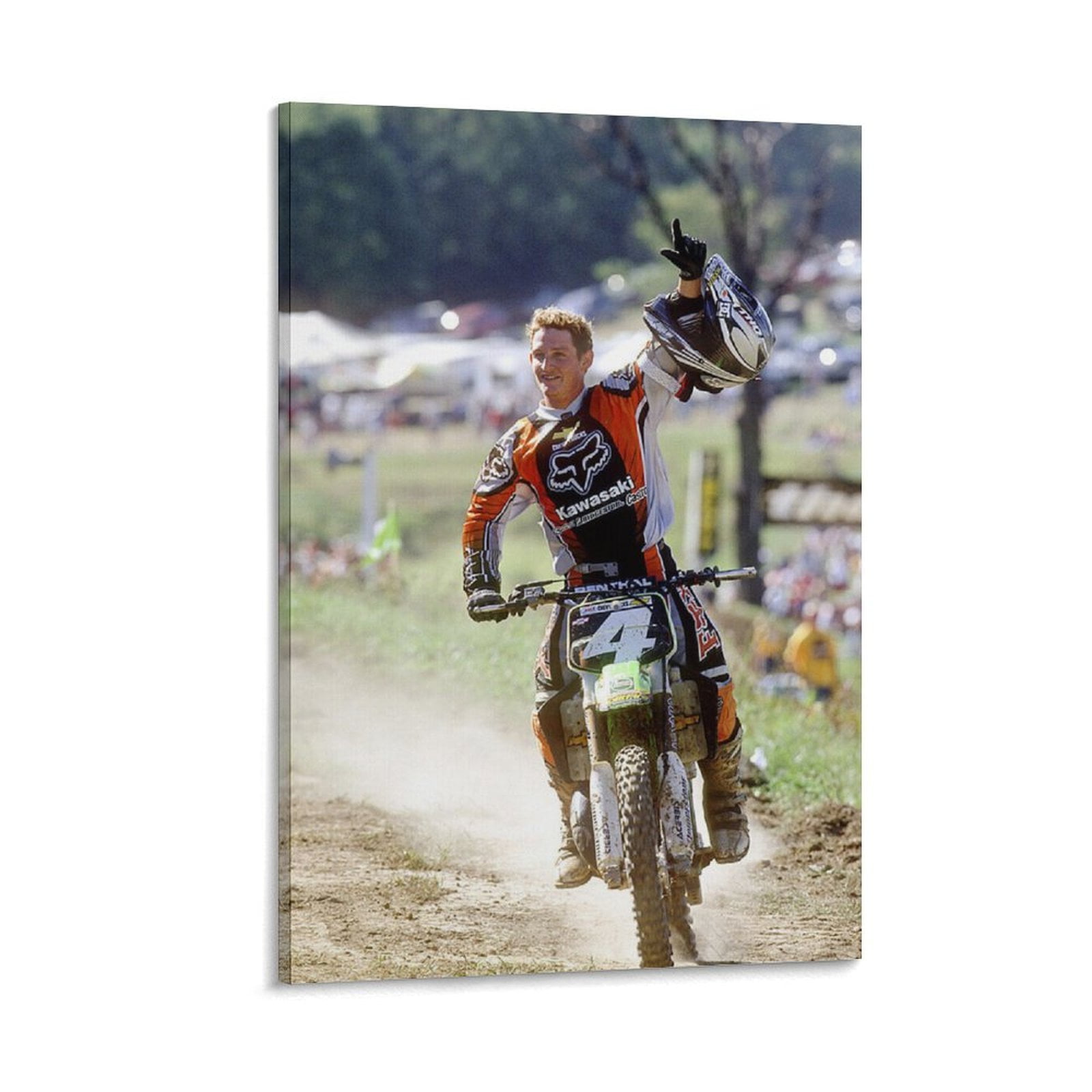 Ricky Carmichael Motorcycle Cross Country Wall Art Home Decor - POSTER ...