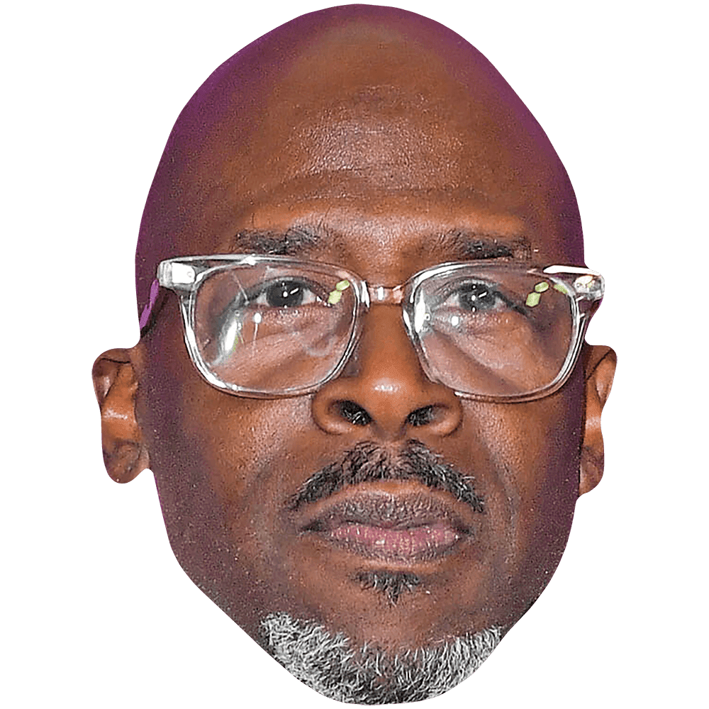 Ricky Dillard (Glasses) Celebrity Mask, Flat Card Face, Fancy Dress ...