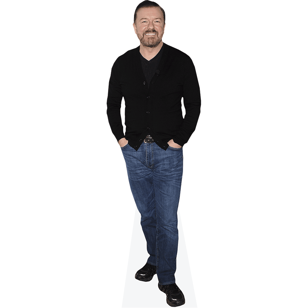 Ricky Gervais (Jeans) Lifesize Cardboard Cutout Standee - Walmart.com
