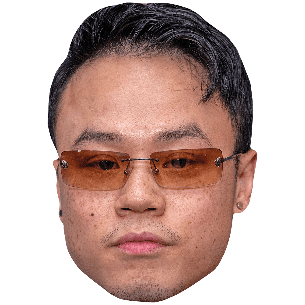 Ricky He (Glasses) Big Head. Larger than life mask. - Walmart.com