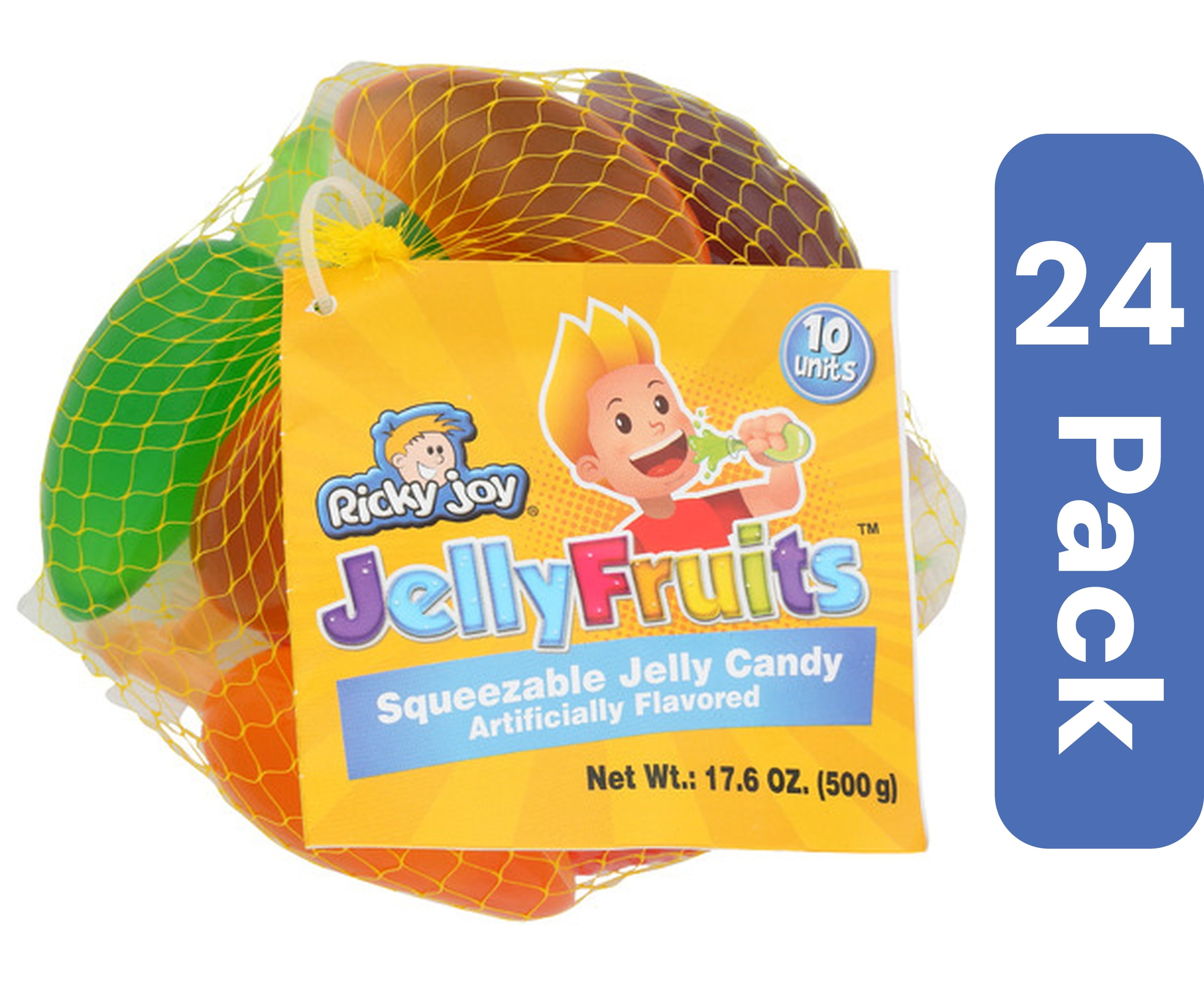 Ricky Joy Jelly Fruits 17.6 oz (Pack Of 24) - Walmart.com