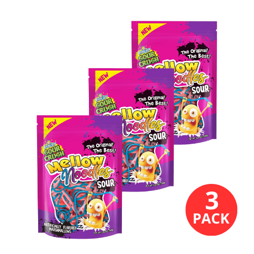 Ricky Joy Mellow Noodles Sour 18/3.53OZ (Pack of 3) - Walmart.com