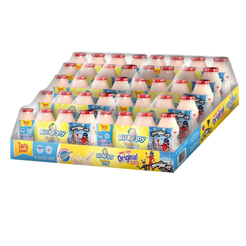 Ricky Joy® Yogurty Drink Original Flavor, 3.37 fl oz., 4 BTL (Pack of ...
