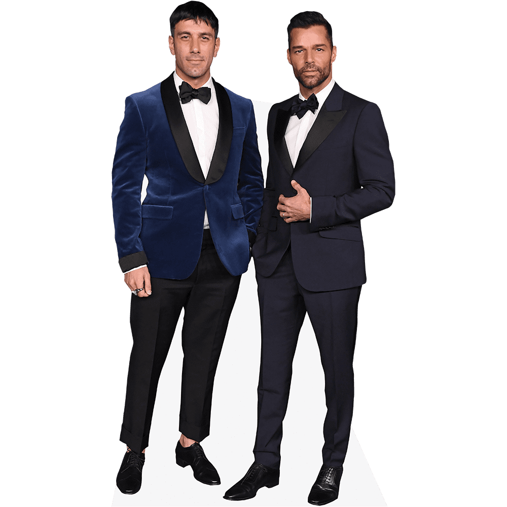 Ricky Martin And Jwan Yosef (Duo 2) Mini Celebrity Cutout Standee ...