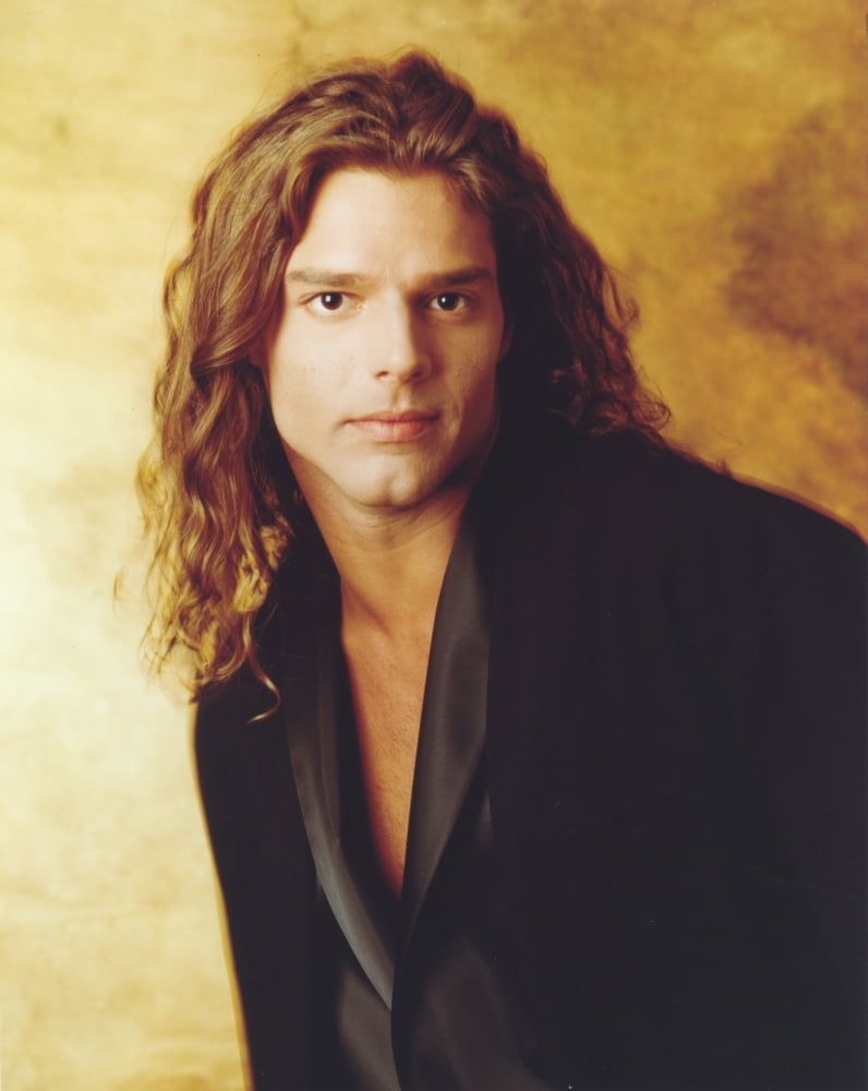 Ricky Martin Posed in Coat Portrait Photo Print (24 x 30) - Walmart.com