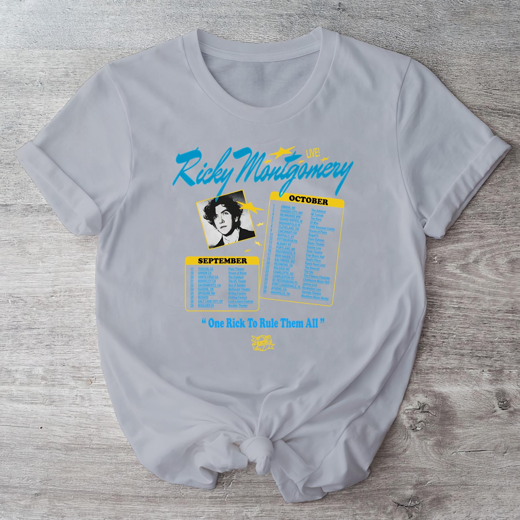 Ricky Montgomery Live September October One Rick To Rule Them All Shirt ...