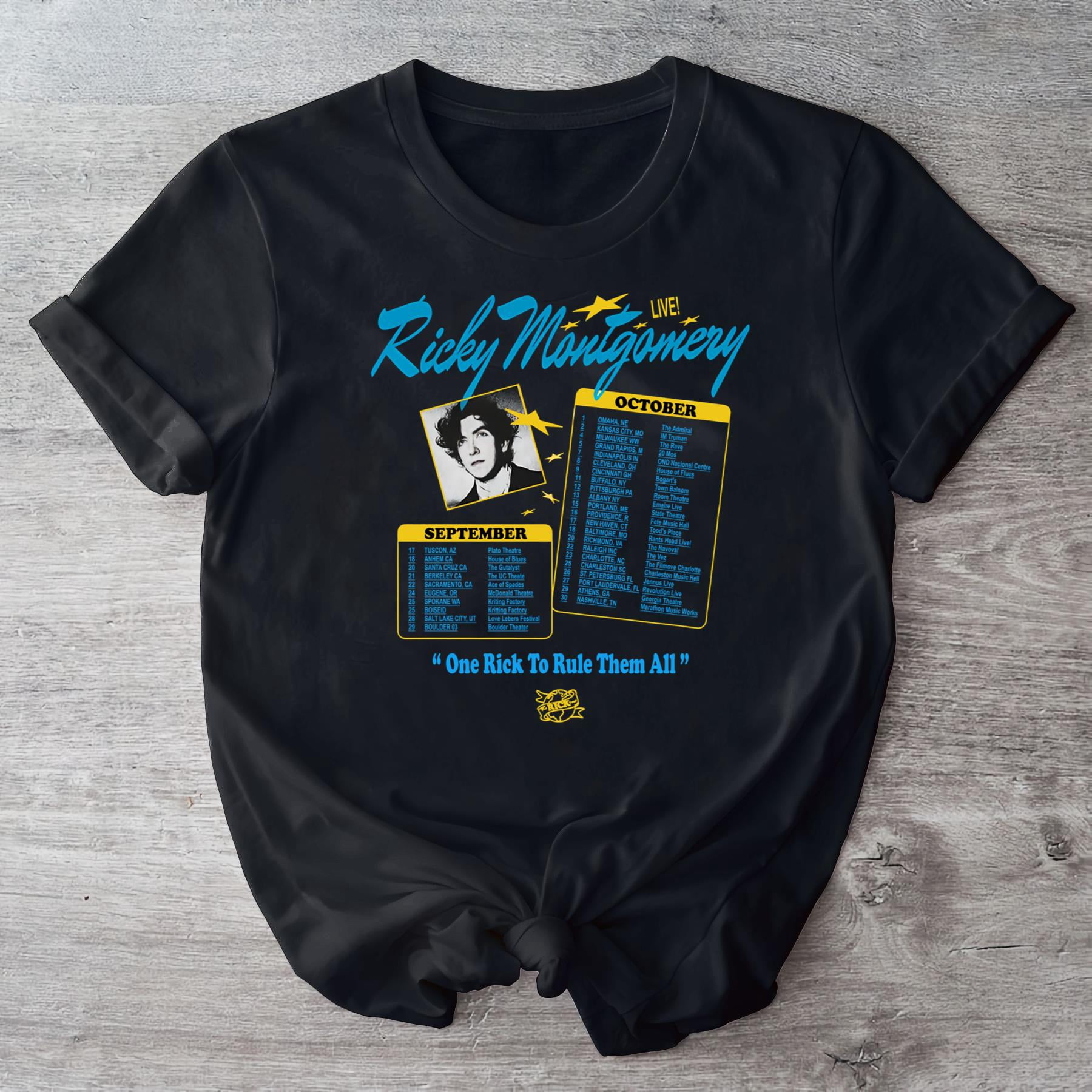 Ricky Montgomery Live September October One Rick To Rule Them All Shirt ...