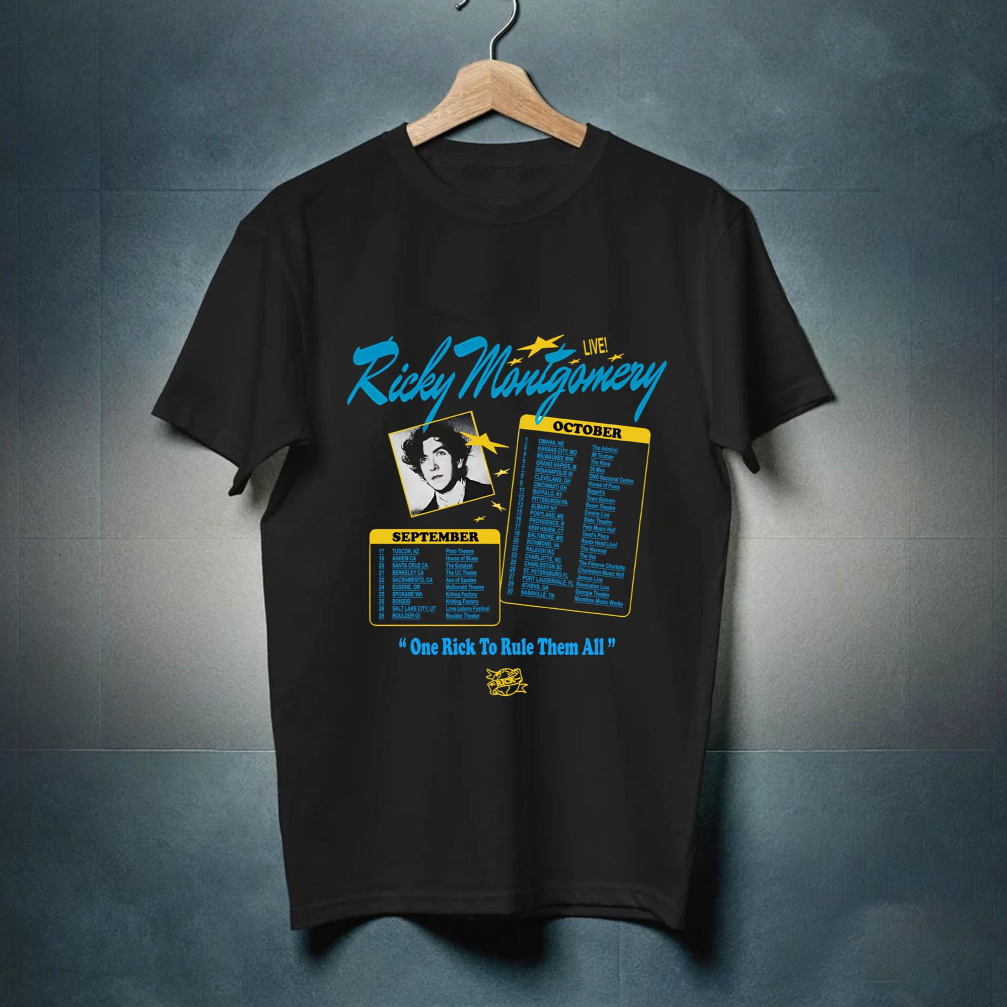 Ricky Montgomery Live September October One Rick To Rule Them All Shirt ...