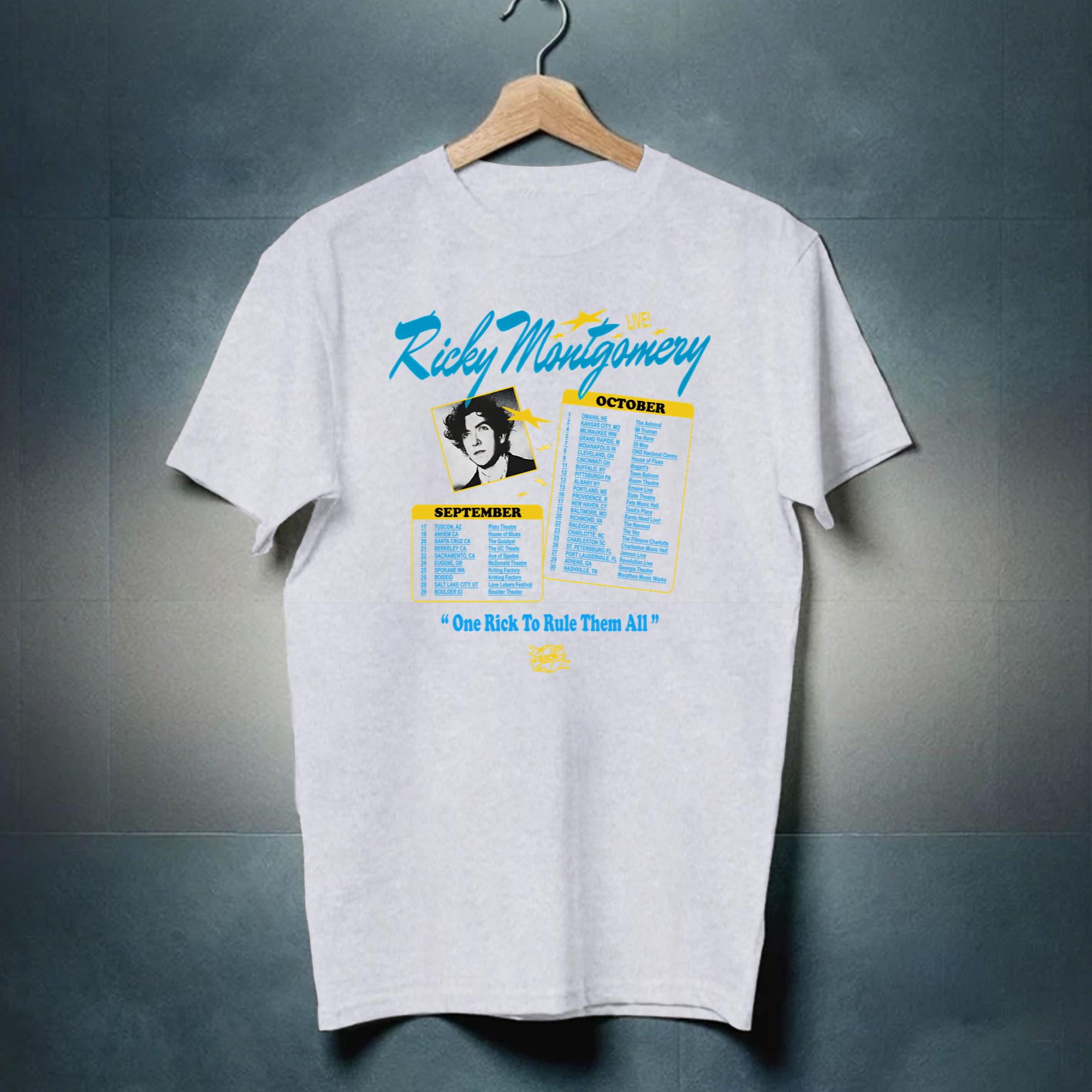Ricky Montgomery Live September October One Rick To Rule Them All Shirt ...