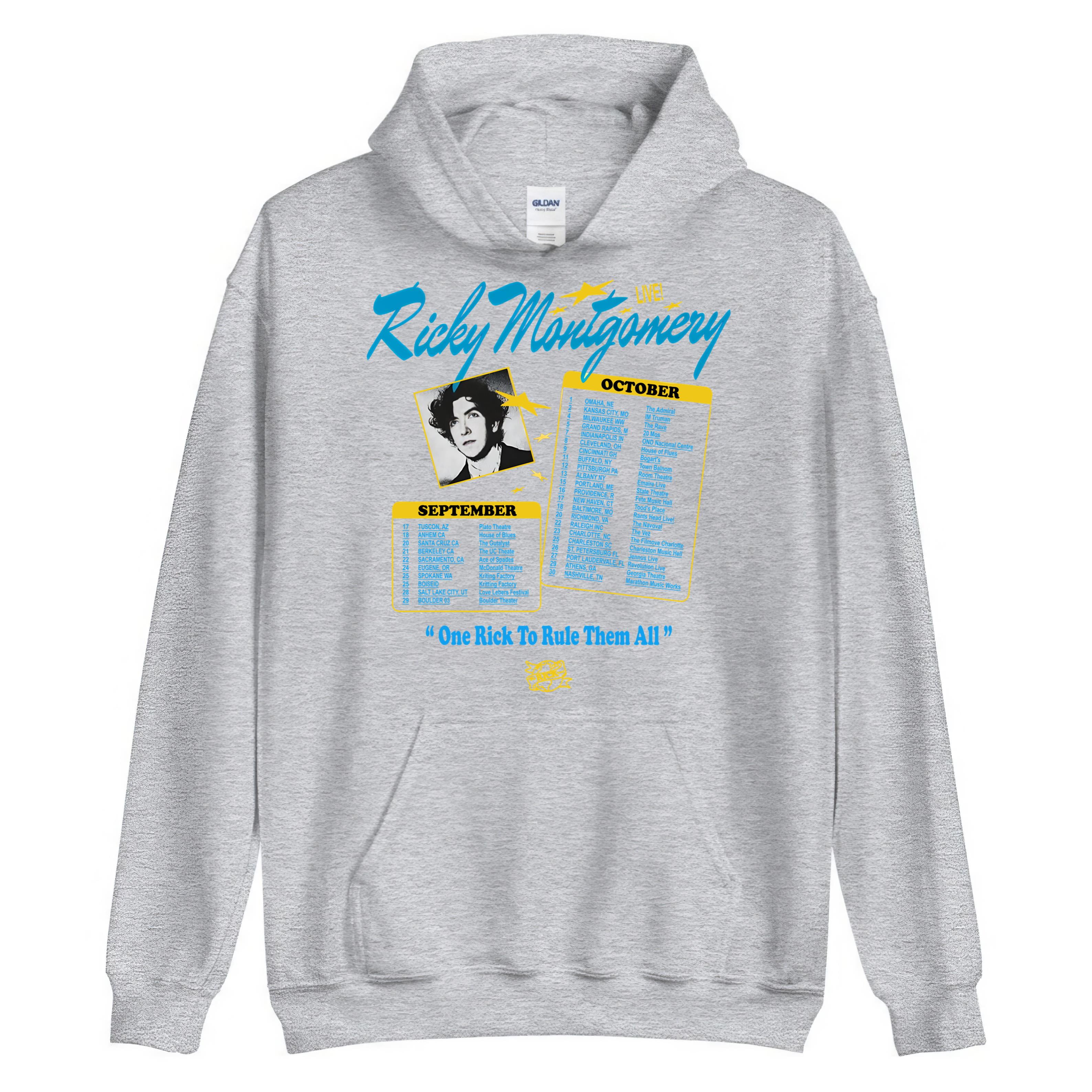 Ricky Montgomery Live September October One Rick To Rule Them All Shirt ...