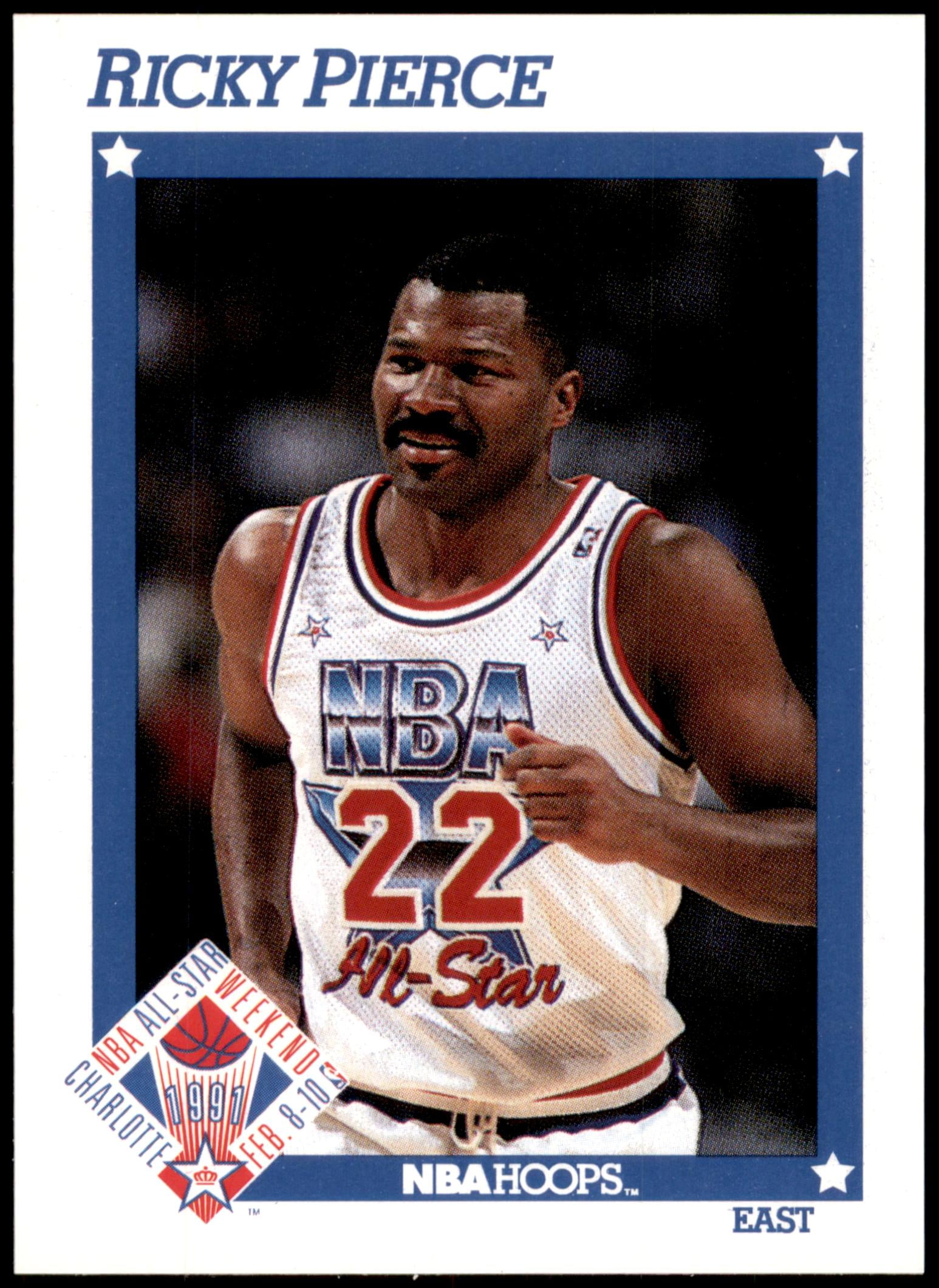 Ricky Pierce #257 1991-92 Hoops - Walmart.com