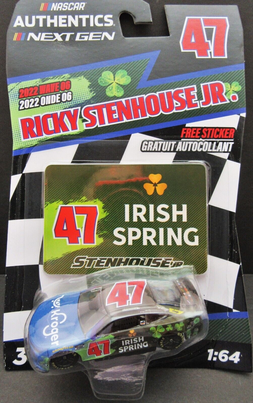 Lionel NASCAR Authentics Ricky Stenhouse Jr Irish Springs Chevy Camaro ...