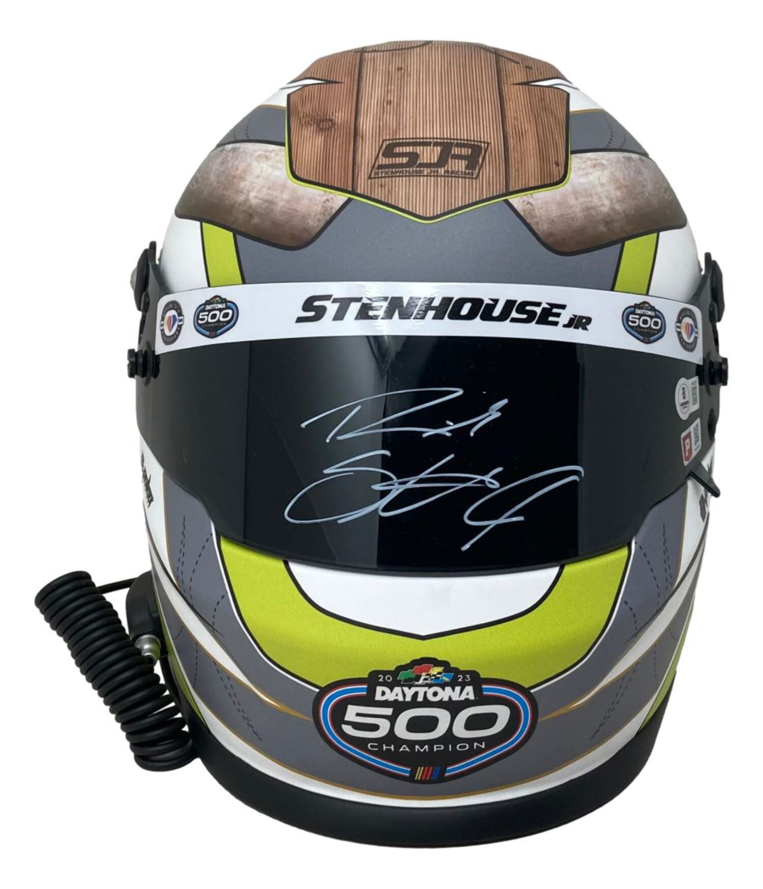Ricky Stenhouse Jr Signed NASCAR SJR Full Size Replica Racing Helmet ...