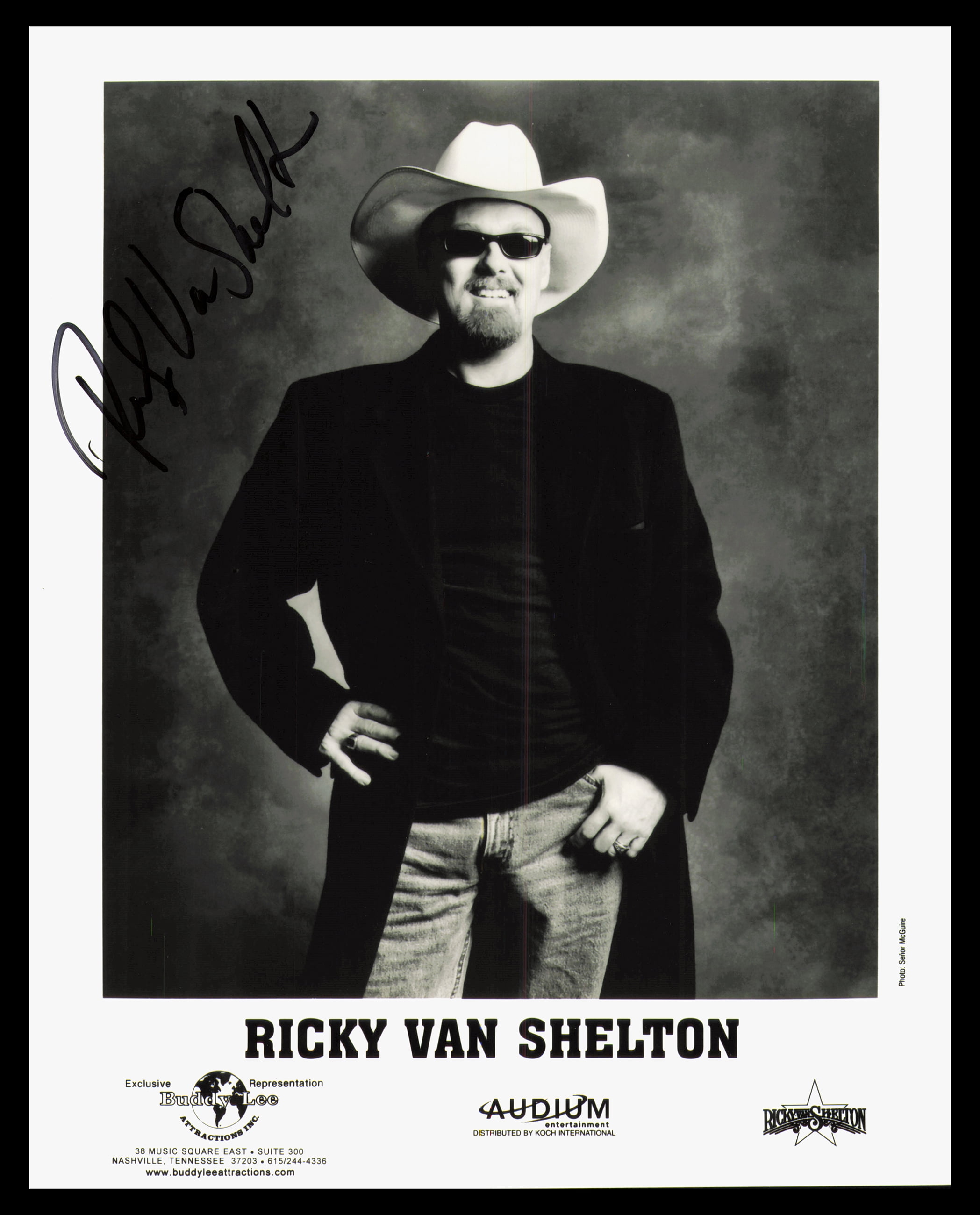 Ricky Van Shelton Autographed 8x10 Photo Country Singer SKU #230416 ...