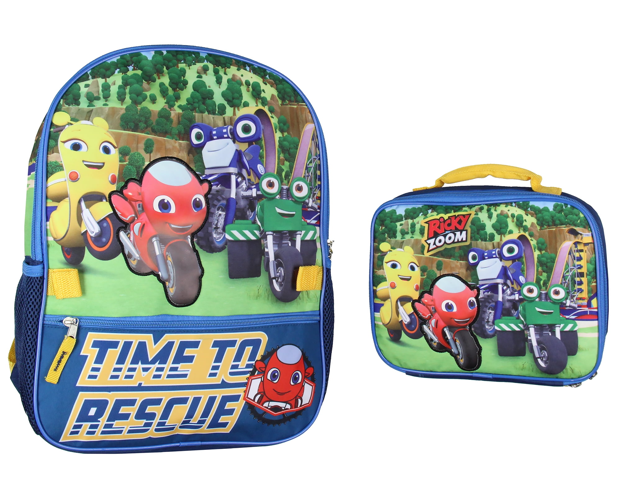 Ricky Zoom Backpack School Travel Backpack and Lunch Box Set | Great ...