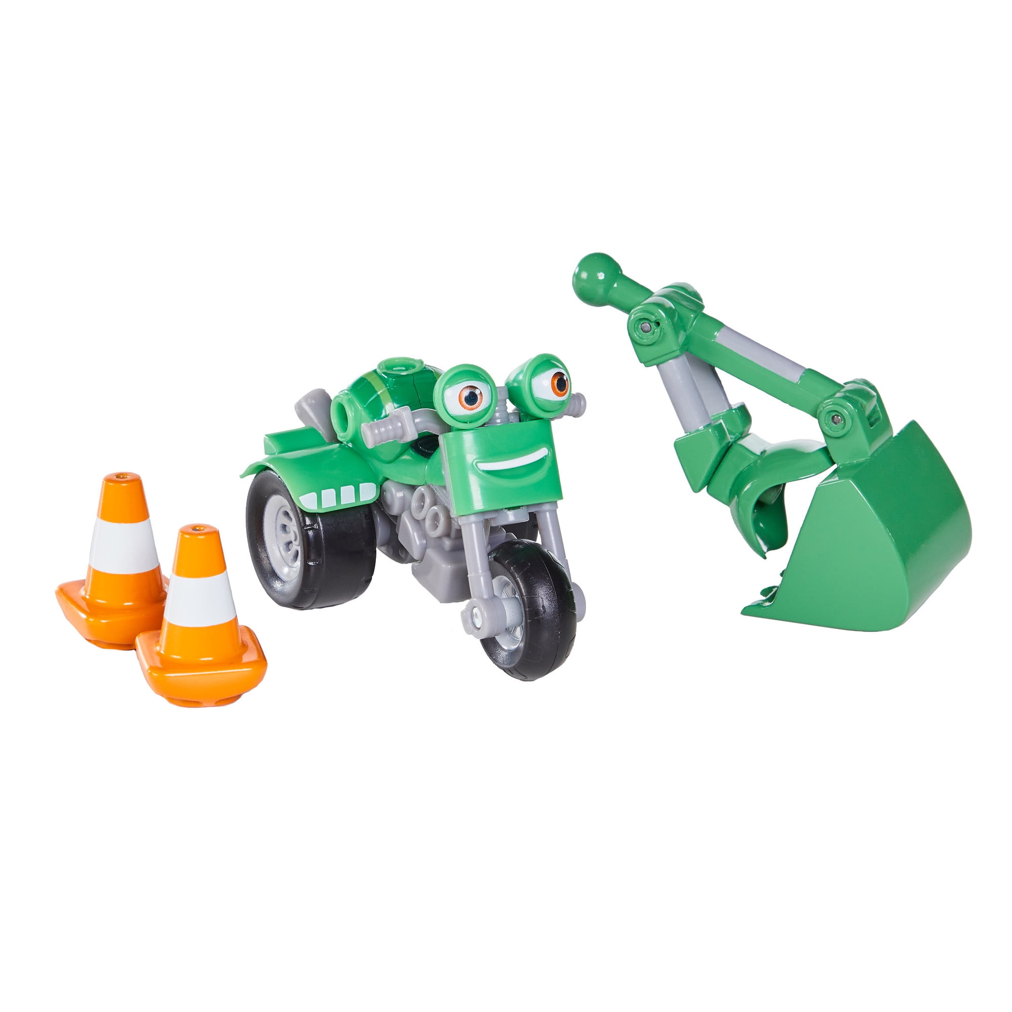Ricky Zoom: DJ Rumbler Action Racer with Deluxe Bucket Arm Action ...