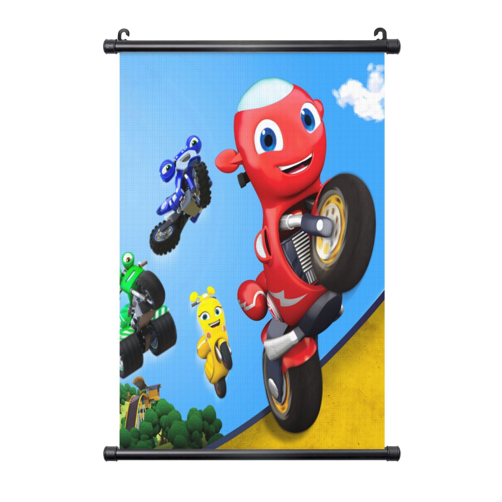Ricky Zoom Hanging Poster, Black Plastic Shaft Wall Hanging Posters ...