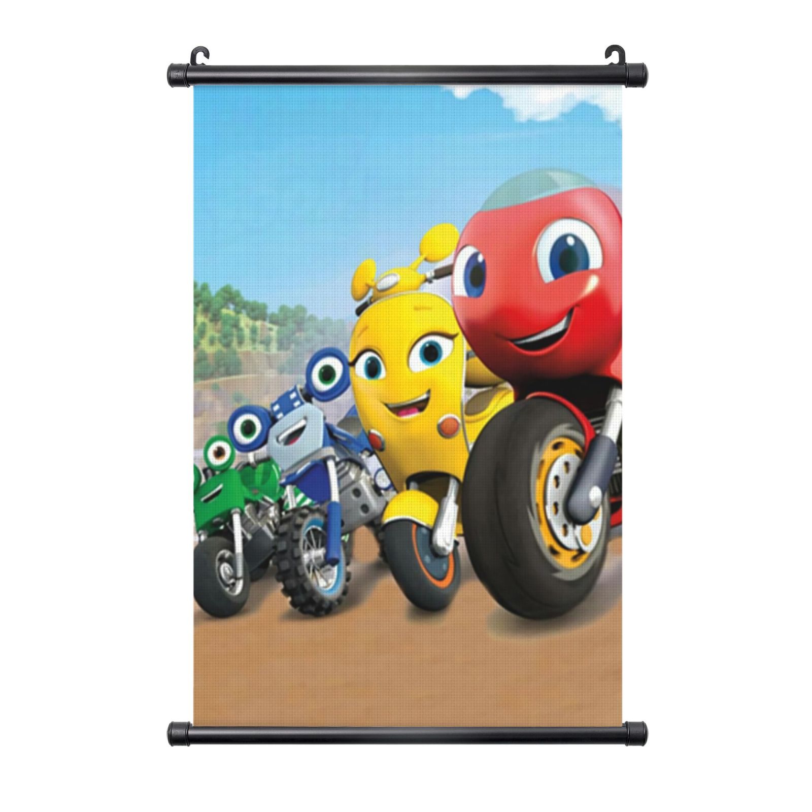 Ricky Zoom Hanging Poster, Black Plastic Shaft Wall Hanging Posters ...