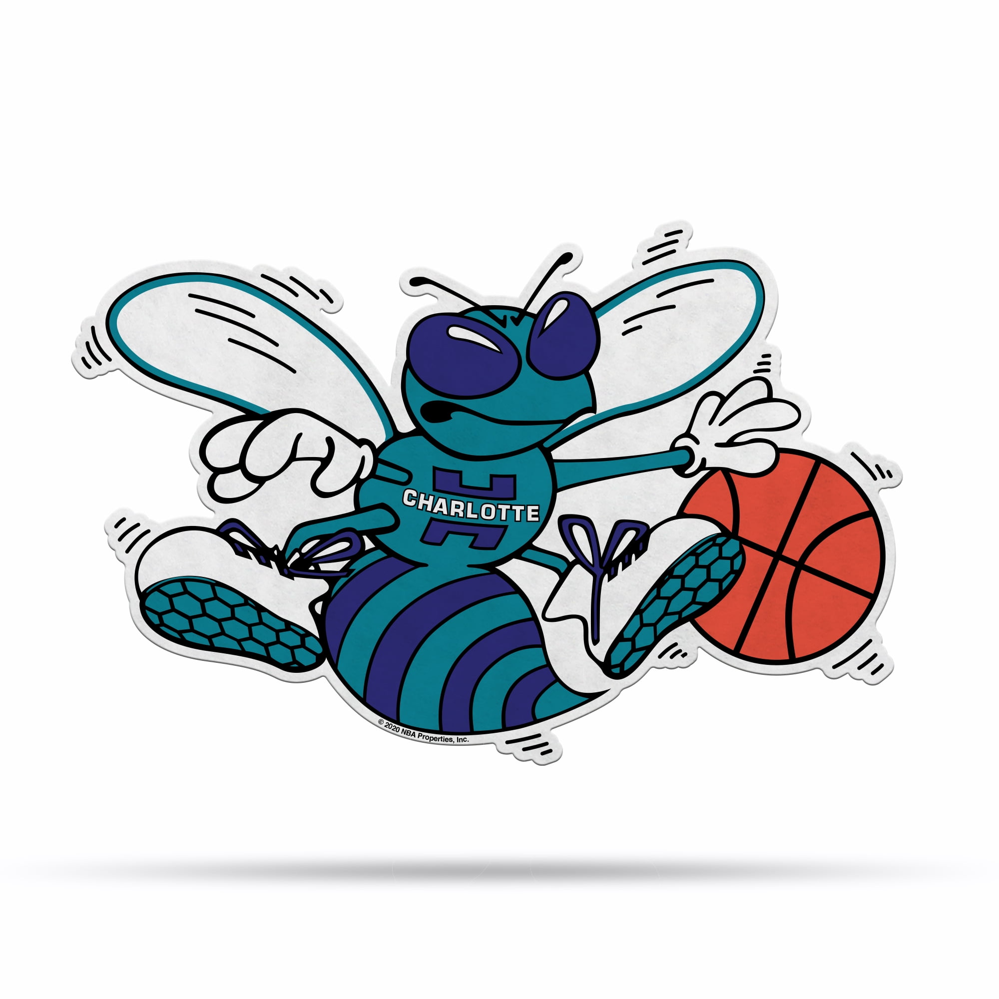 Hornets Shape Cut Retro Pennant With Header Card - Walmart.com
