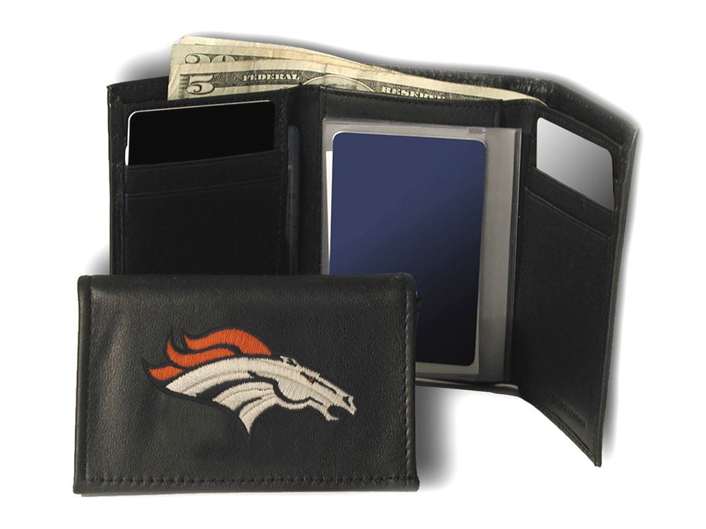 Rico Industries Football Denver Broncos Embroidered Genuine Leather Tri ...