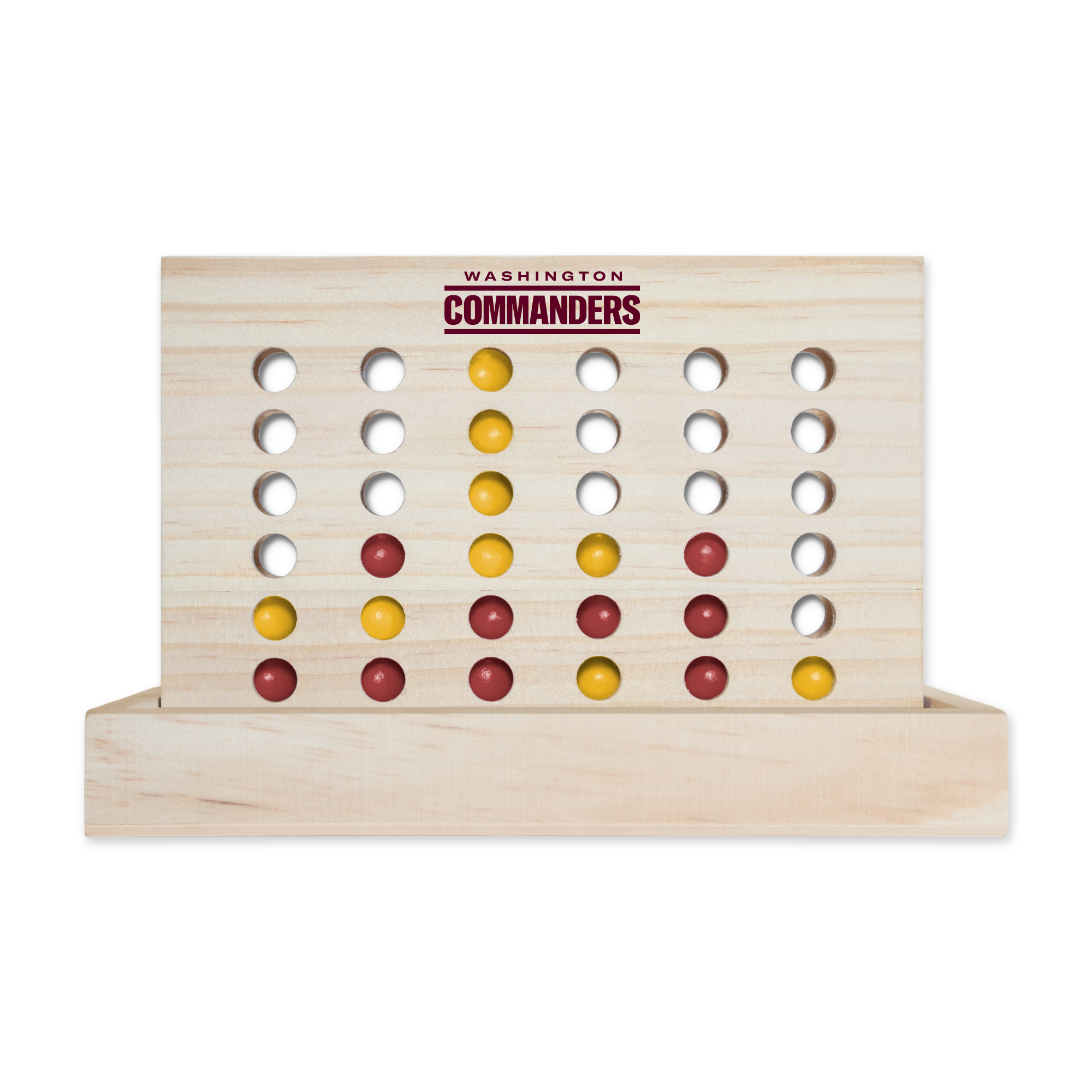 Rico Industries Football Washington Commanders Wooden 4 in a Row Board ...