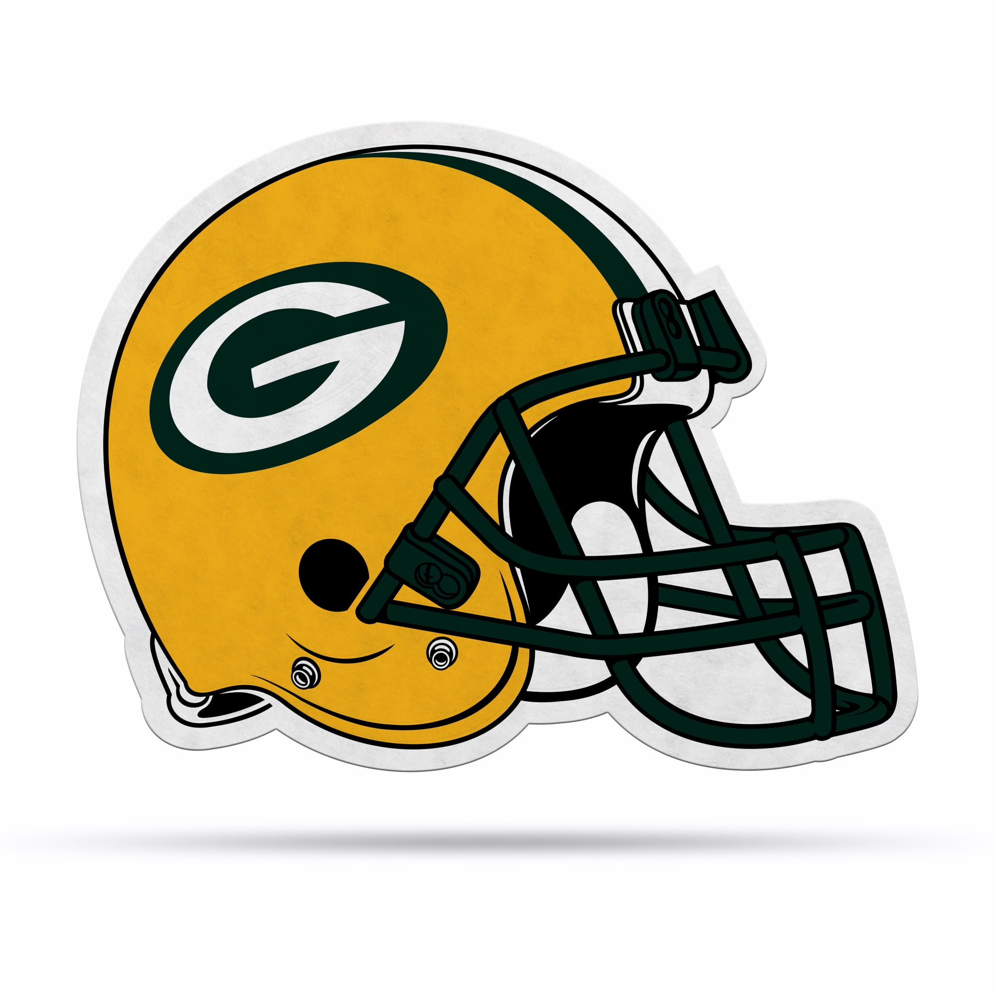 Packers Helmet Shape Cut Carded Pennant - Walmart.com