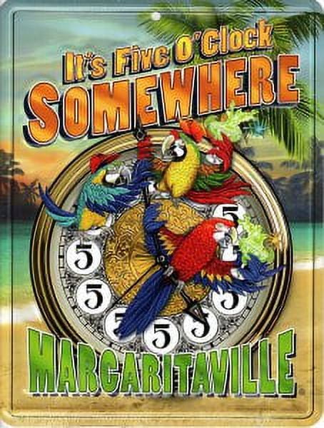 Rico Industries Margaritaville 5 O'clock Animated - Multi Color Metal ...