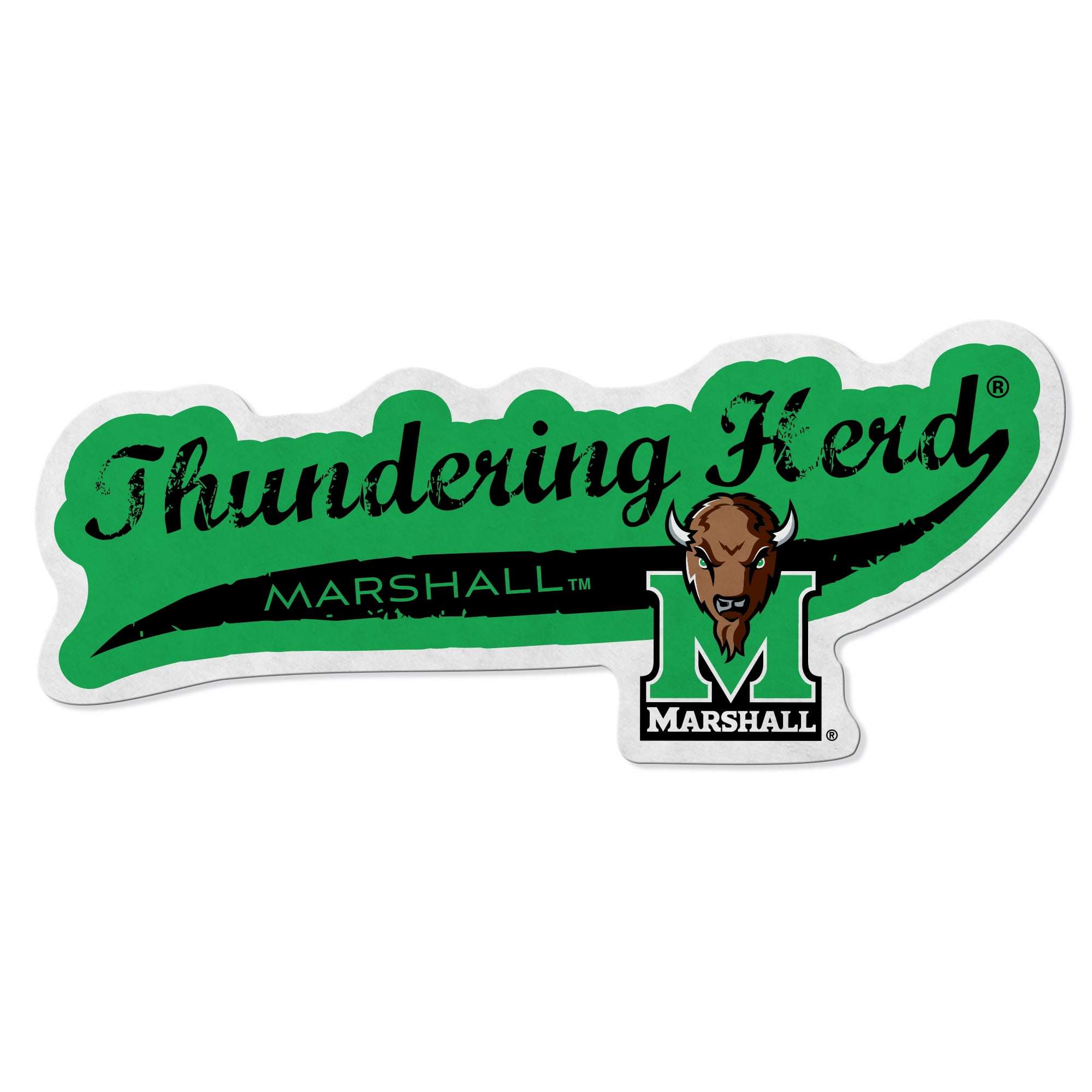 Marshall Shape Cut Logo With Header Card - Distressed Design - Walmart.com