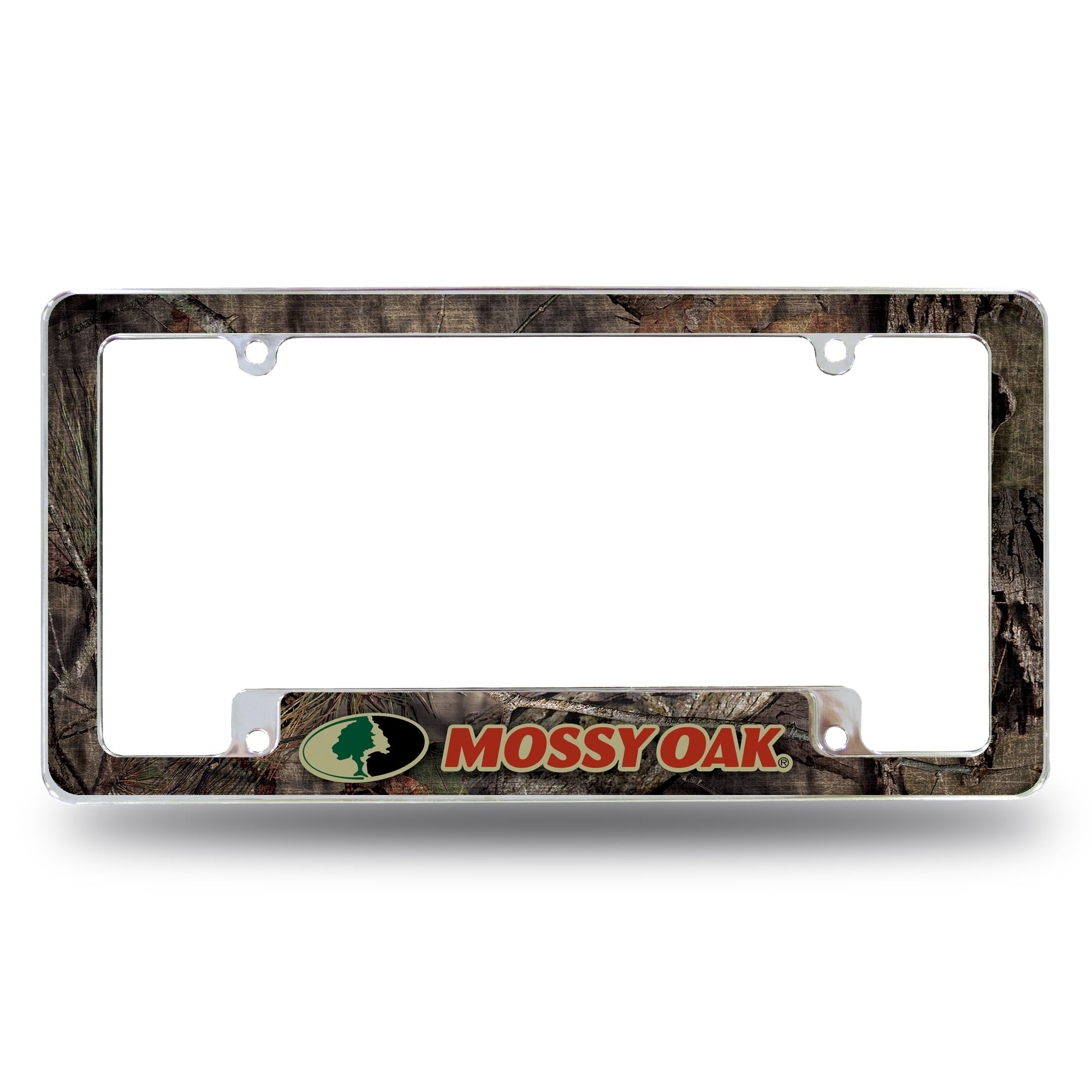 Rico Industries Mossy Oak Camo All Over Chrome 12" x 6" Chrome All Over ...