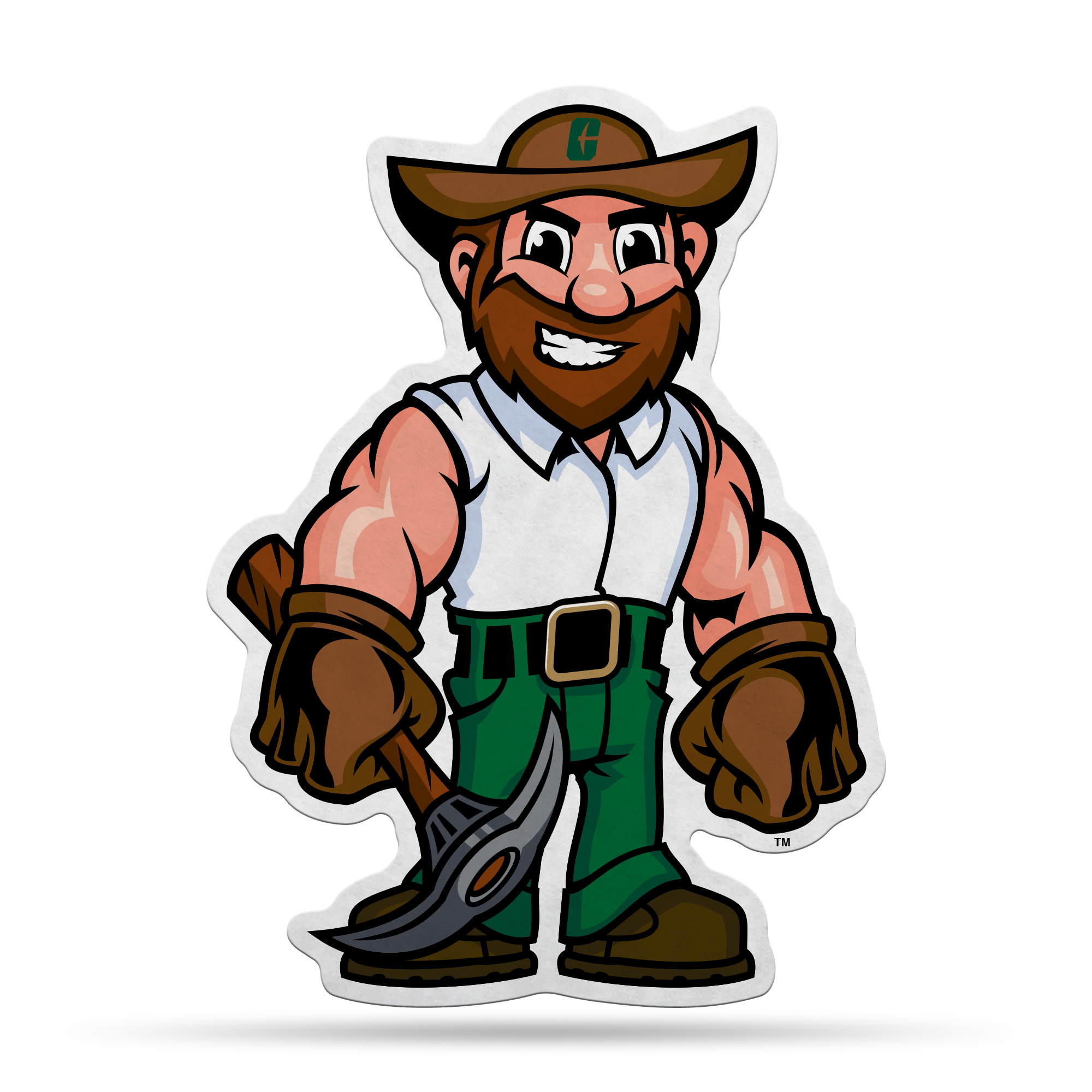 Uncc Mascot Shape Cut Pennant - Walmart.com