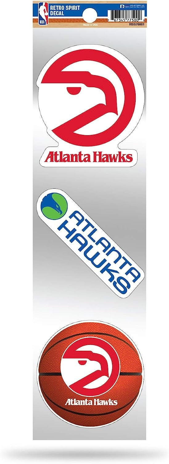 Rico Industries NBA Basketball Atlanta Hawks 3-Piece Retro Spirit ...