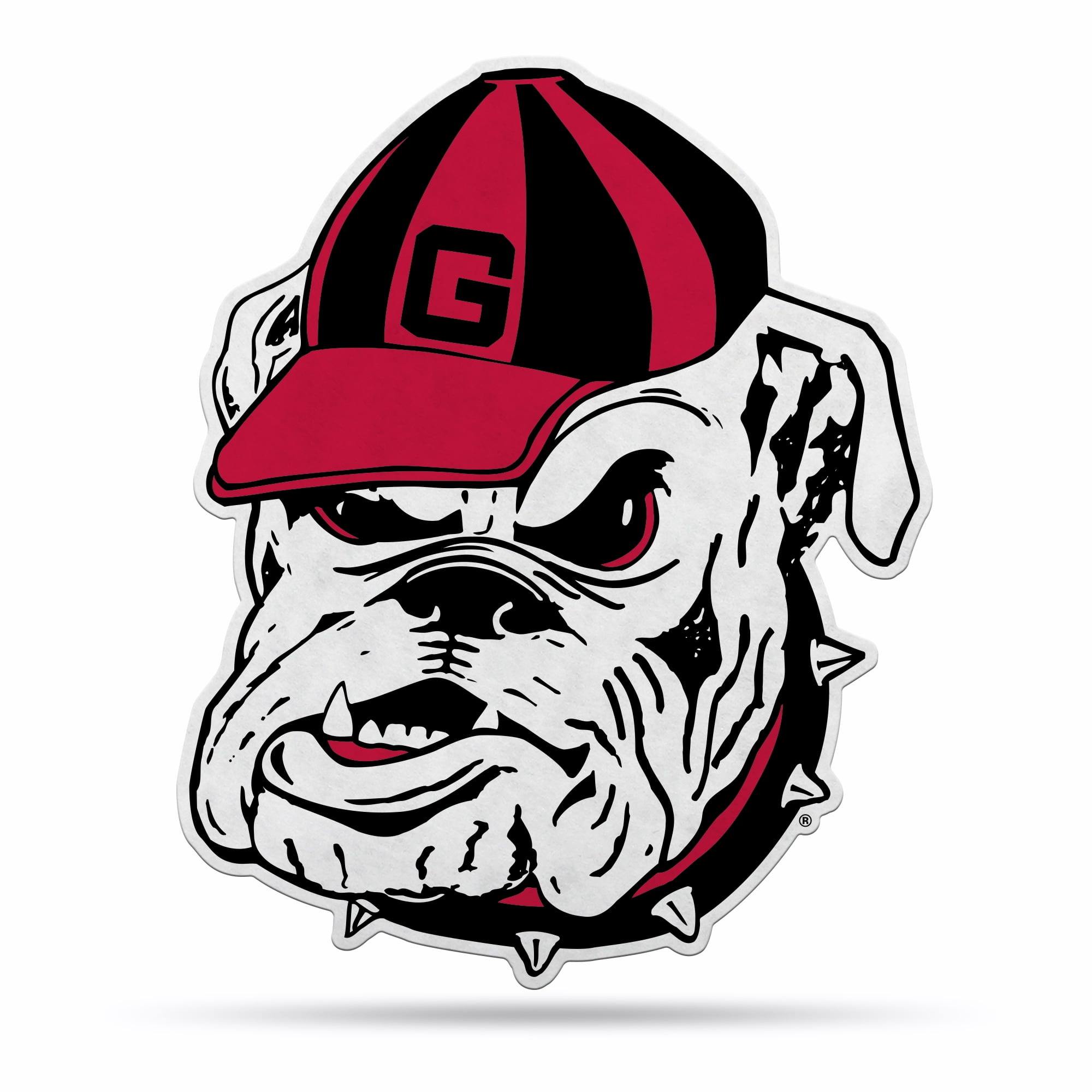 Rico Industries NCAA Georgia Bulldogs Mascot Shape Cut Pennant - Home ...