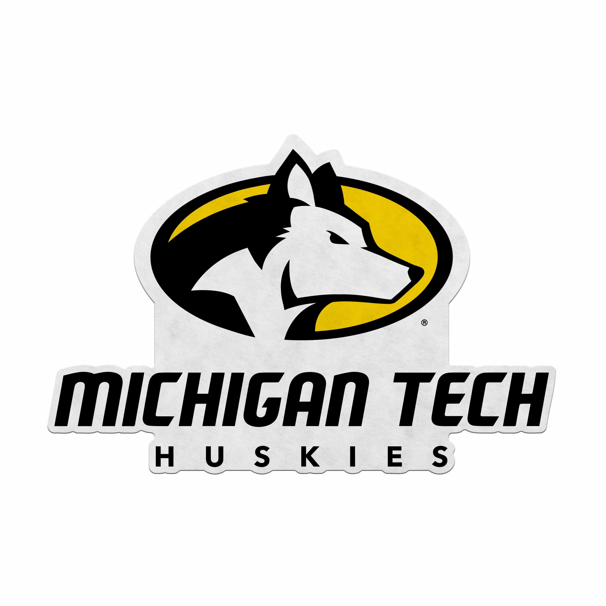 Michigan Tech Shape Cut Primary Logo Pennant With Header Card - Walmart.com