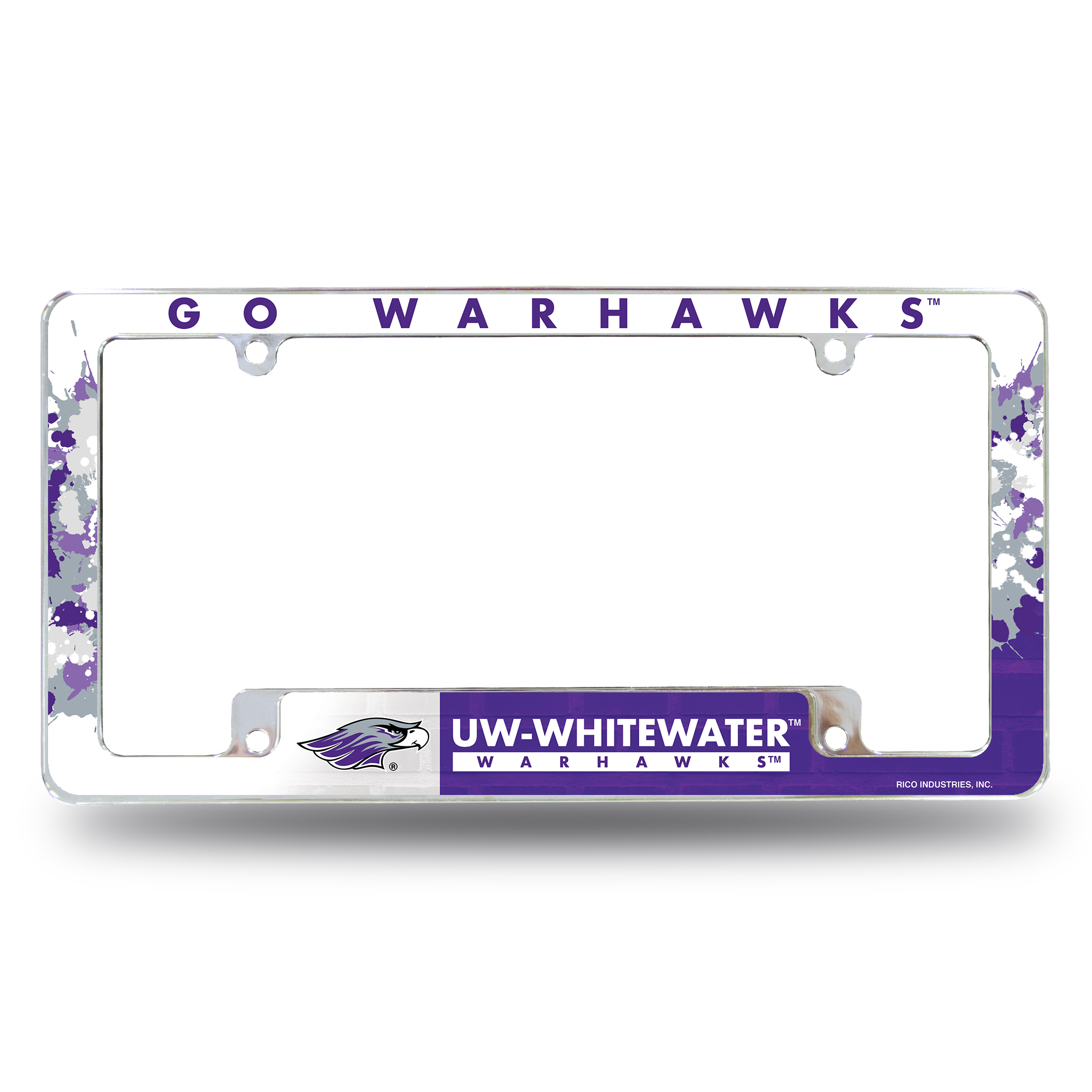Rico Industries NCAA Wisconsin-Whitewater Warhawks Primary 12" x 6 ...