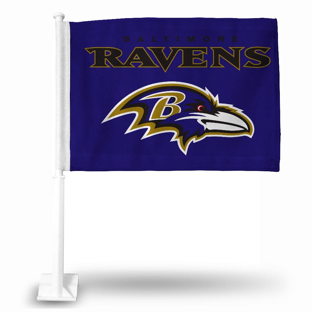 Rico Industries NFL Car Flag, Baltimore Ravens - Walmart.com