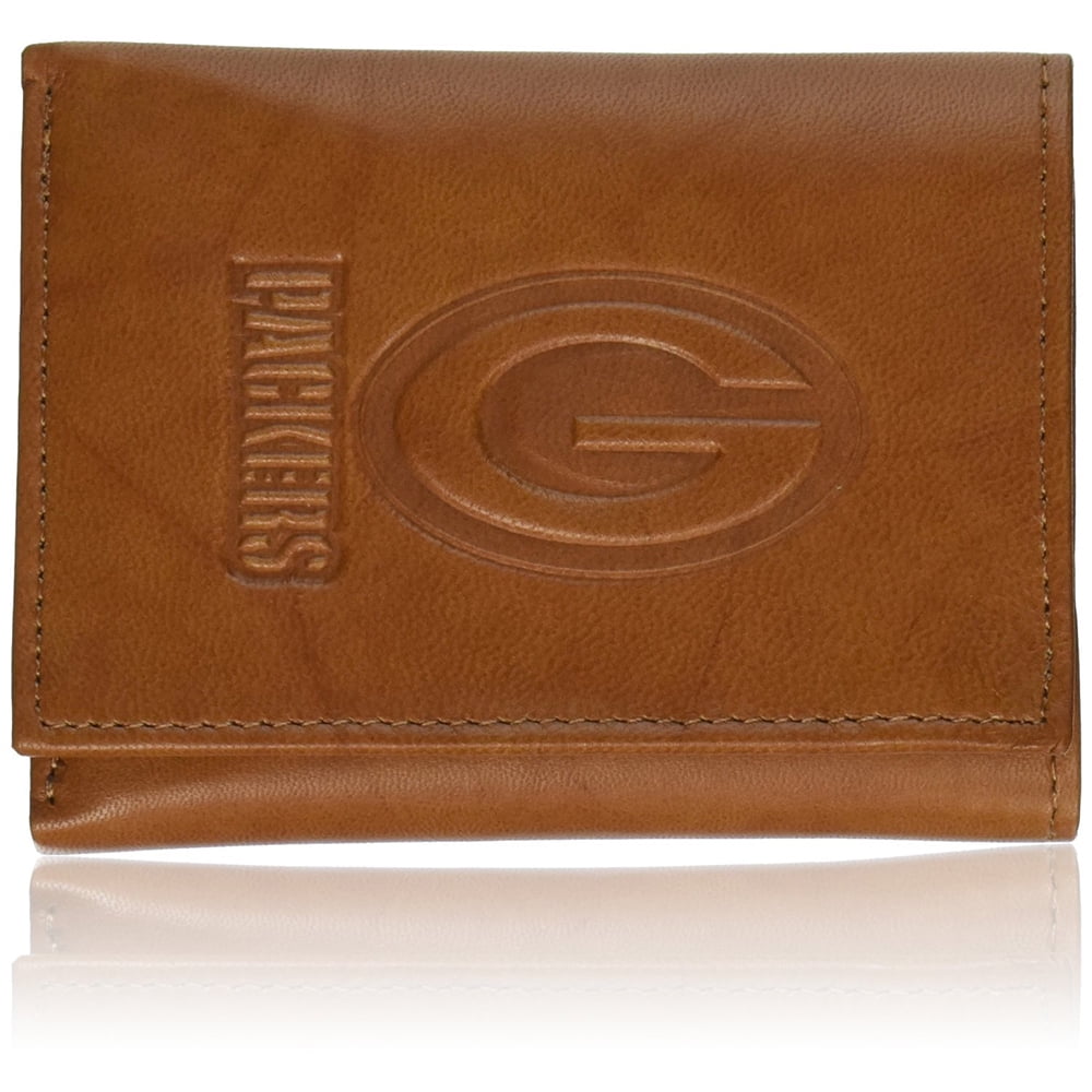 Rico Industries NFL Green Bay Packers Leather Trifold Wallet - Walmart.com