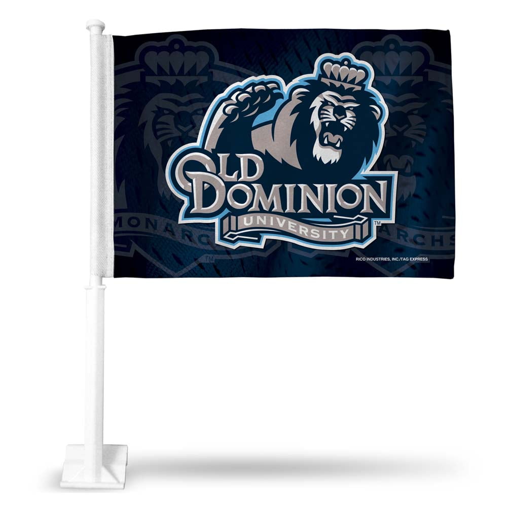 Rico Industries Old Dominion College Double Sided Car Flag - 16" x 19 ...